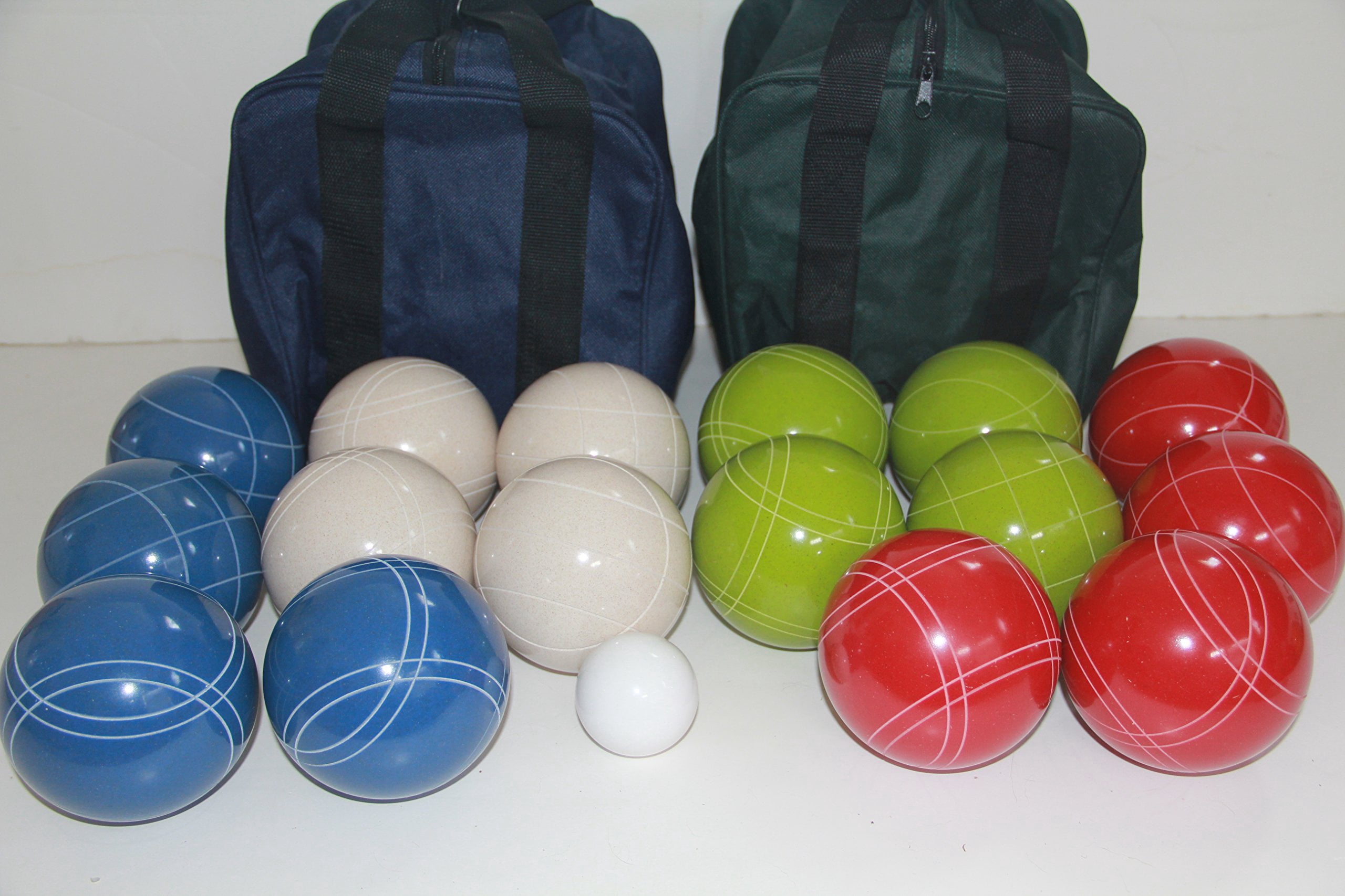 Unique Double Set - Italian/American Made, 110mm EPCO Bocce Sets ...
