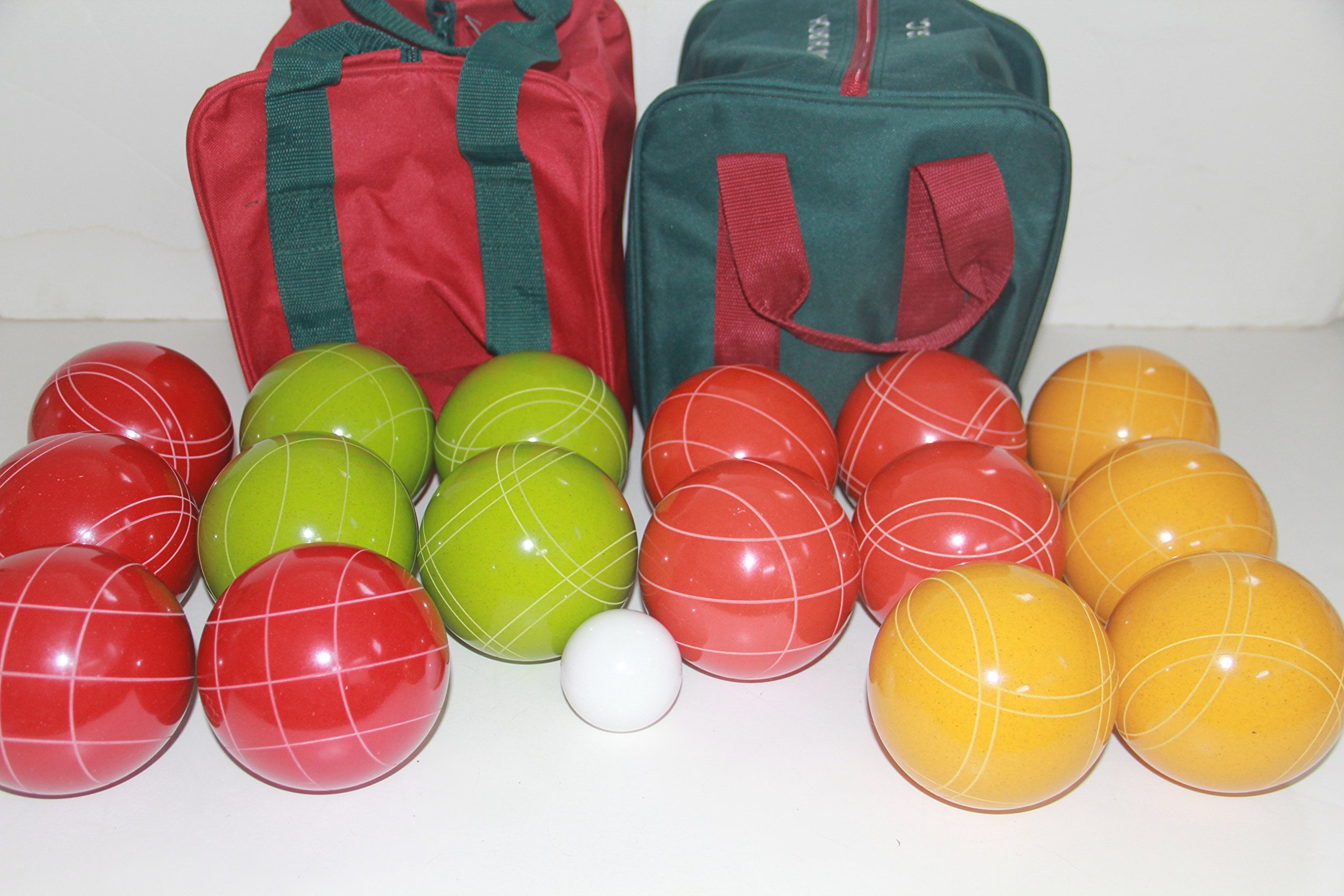 Unique Double Set - Italian/American Made, 110mm EPCO Bocce Sets ...