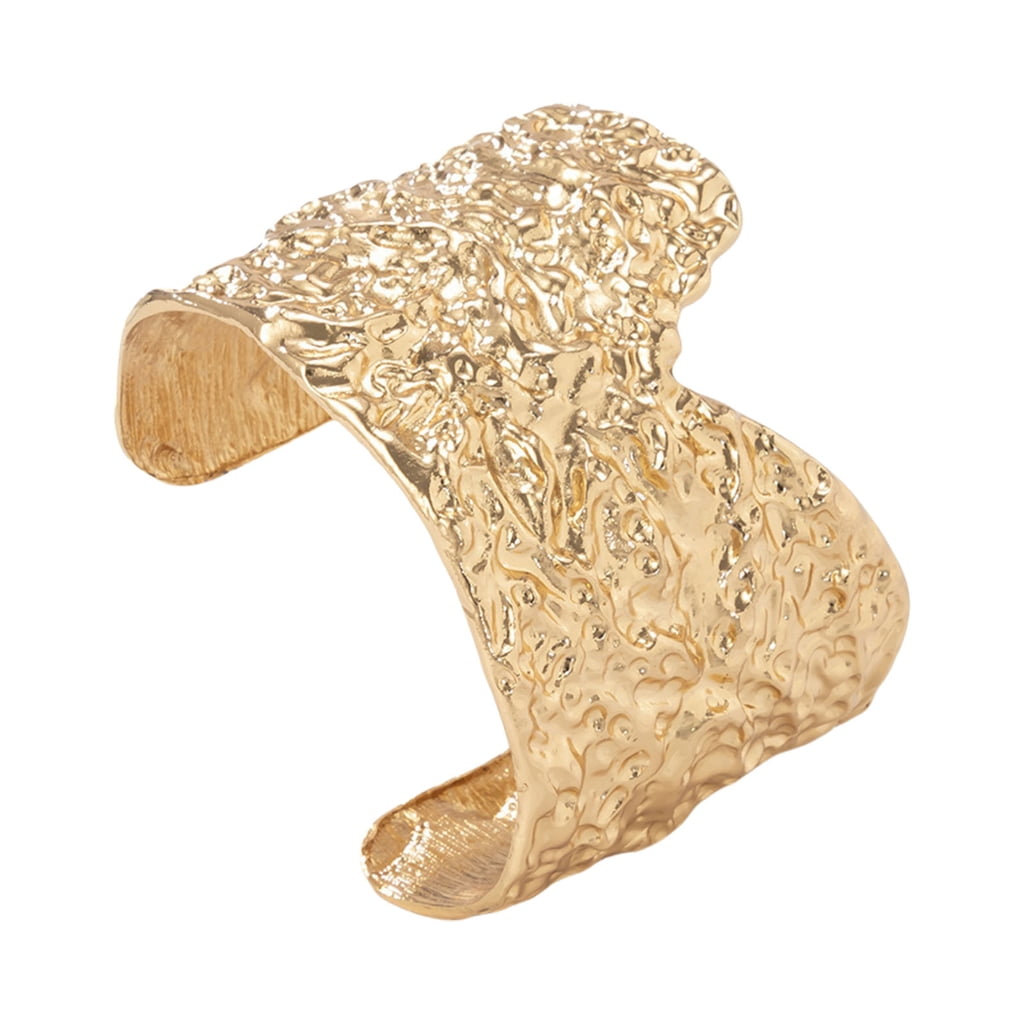 Unique Edges Textured Iron Bangle With Aggressive V Cut Detail Unisex ...