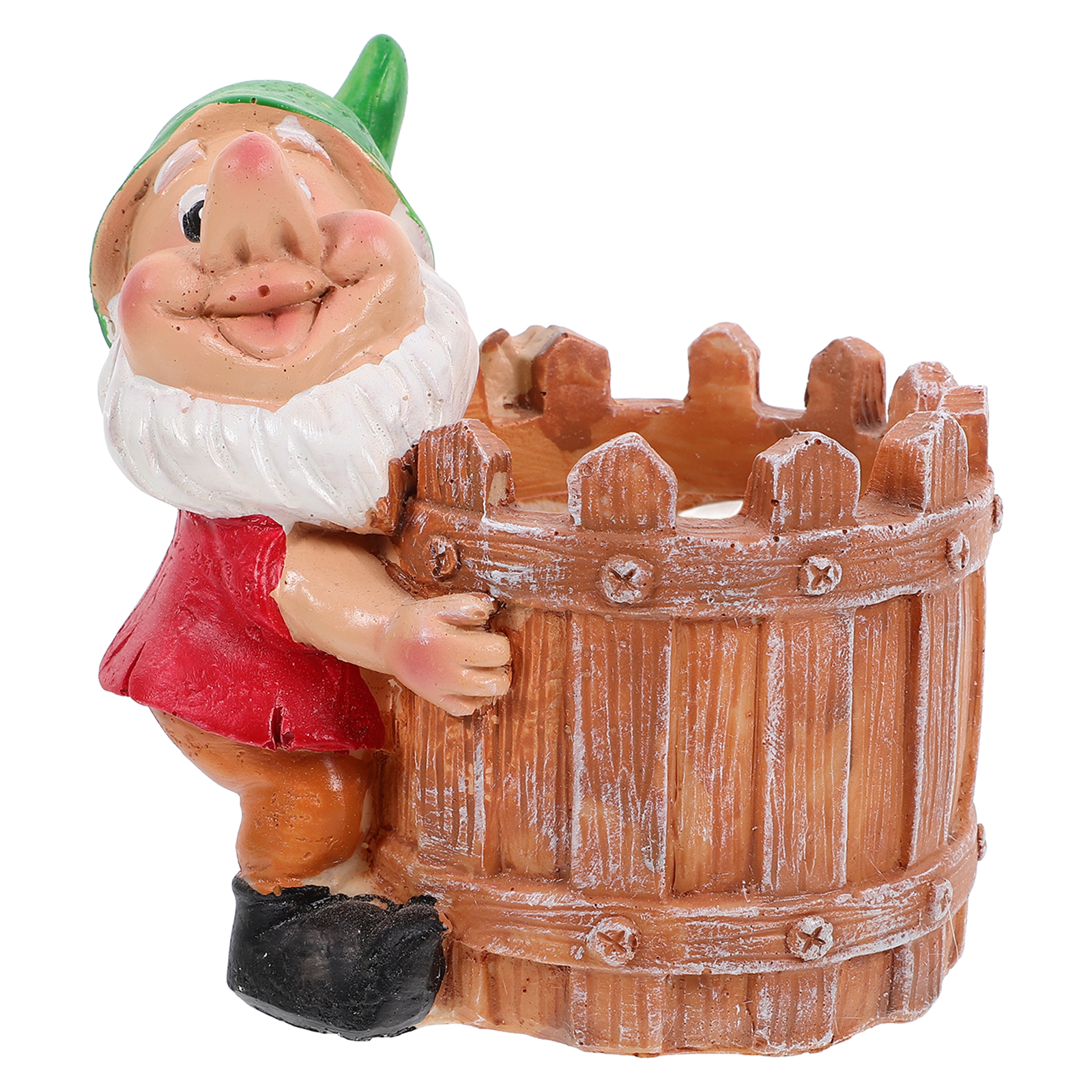 Unique Elf Dwarf Resin Flower Pot Outdoor Succulent Planter Decorative ...