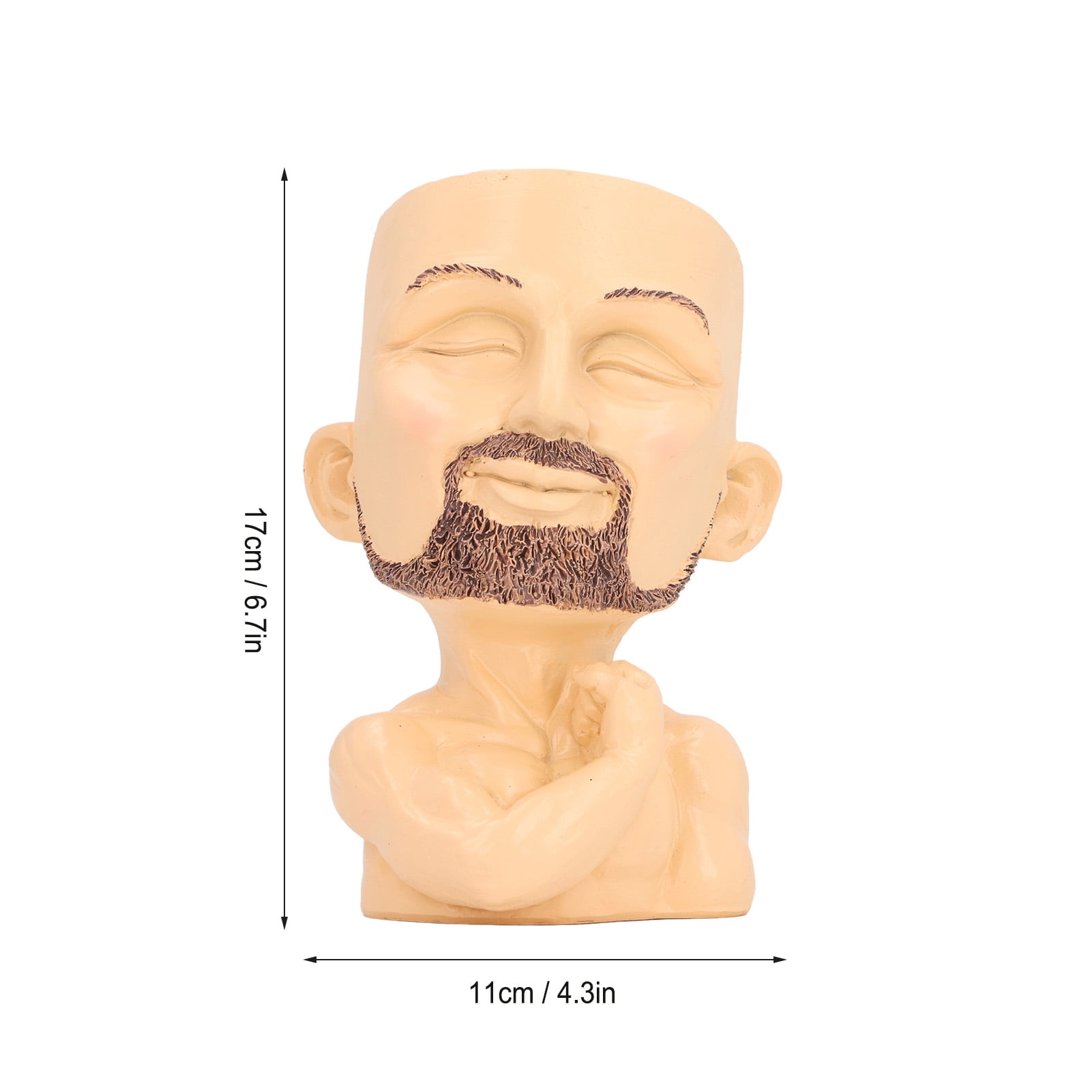 Unique Face Planter Pot: Muscular Design For Indoor Plants With ...