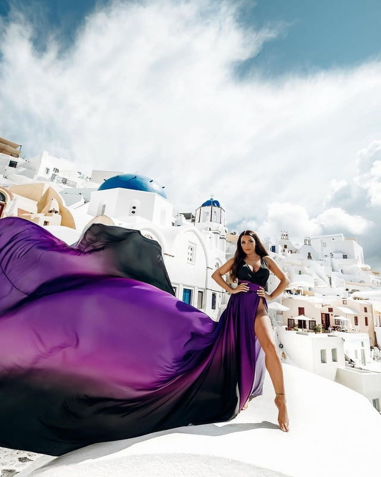 Unique Flying Dresses Photoshoot Dress | Flowy Dress | Satin Dress ...