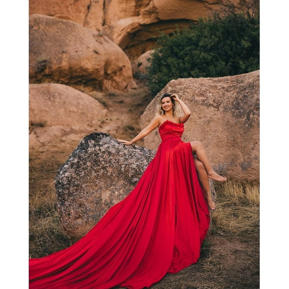 Unique Flying Dresses Photoshoot Dress | Flowy Dress | Satin Dress ...