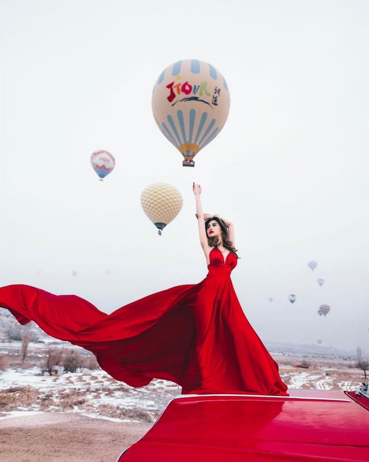 Unique Flying Dresses Photoshoot Dress | Flowy Dress | Satin Dress ...