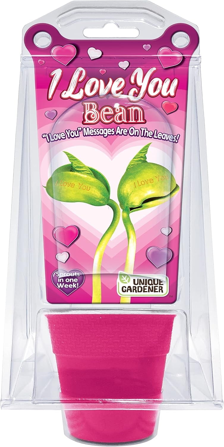 Unique Gardener I Love You Beans Lima Bean Grow Kit, includes 2 ...