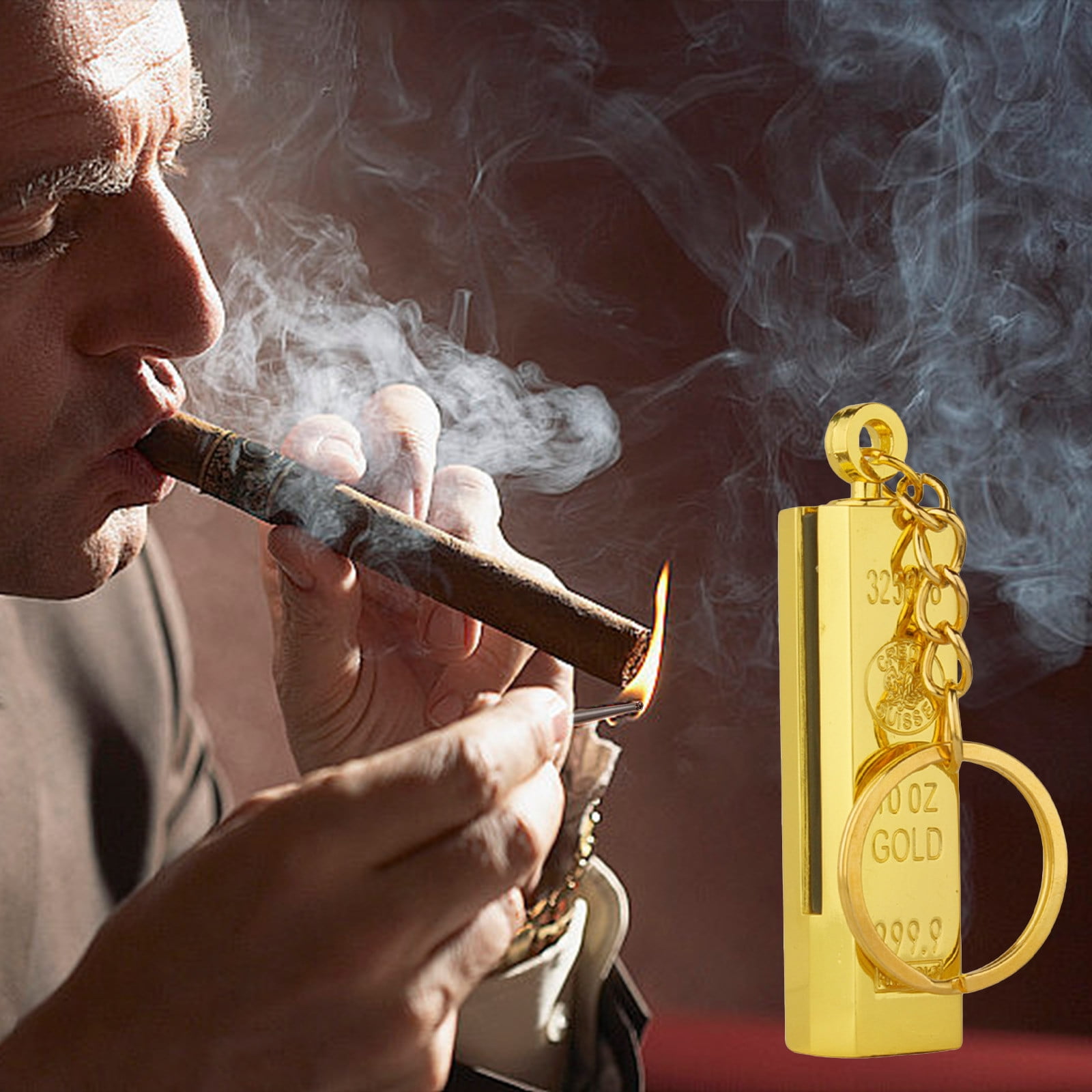 Unique Gold Bar Permanent Match, Waterproof Kerosene Lighter - Walmart.com