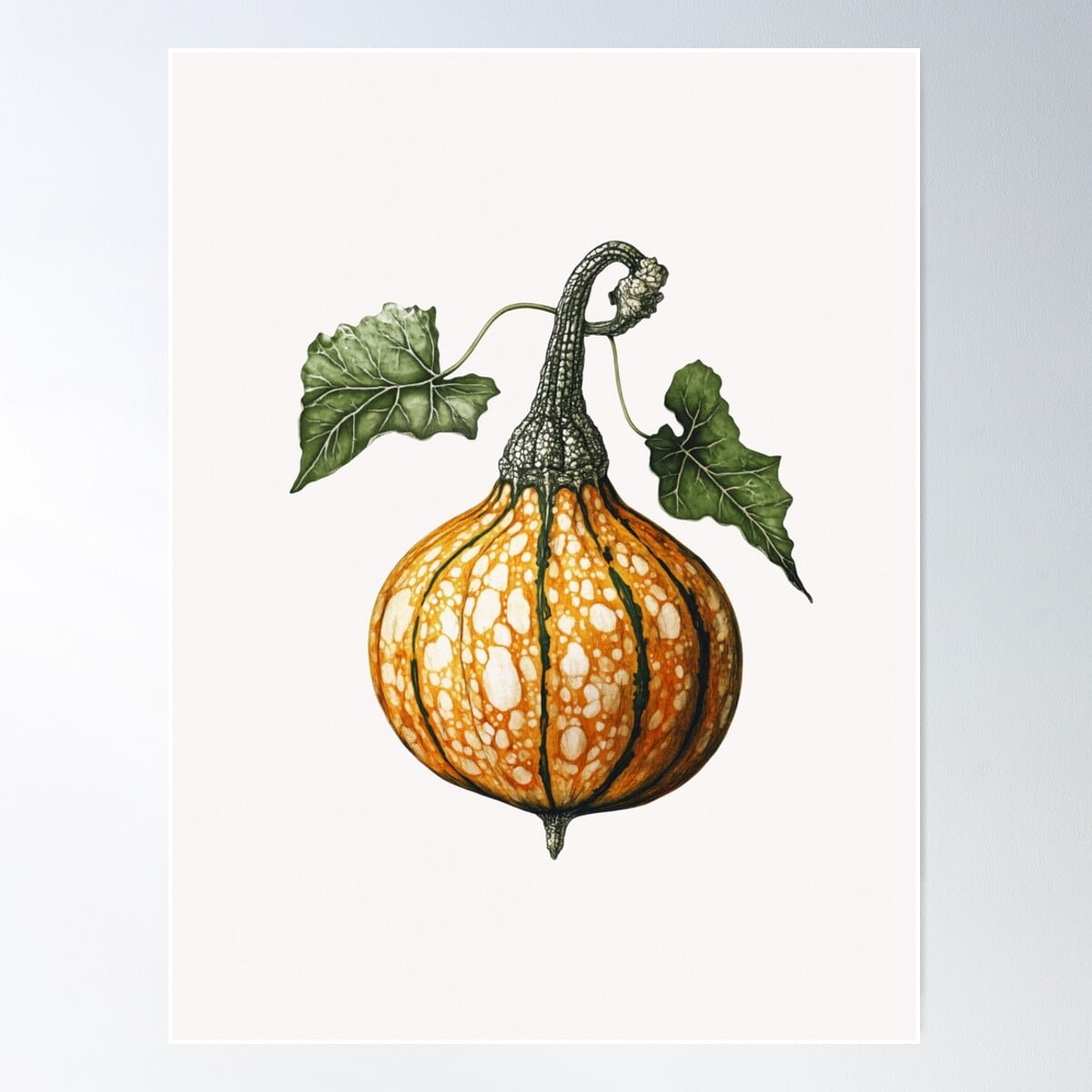 Unique Gourd Poster Wall Art, Modern Wall Decor For Living Room Bedroom ...
