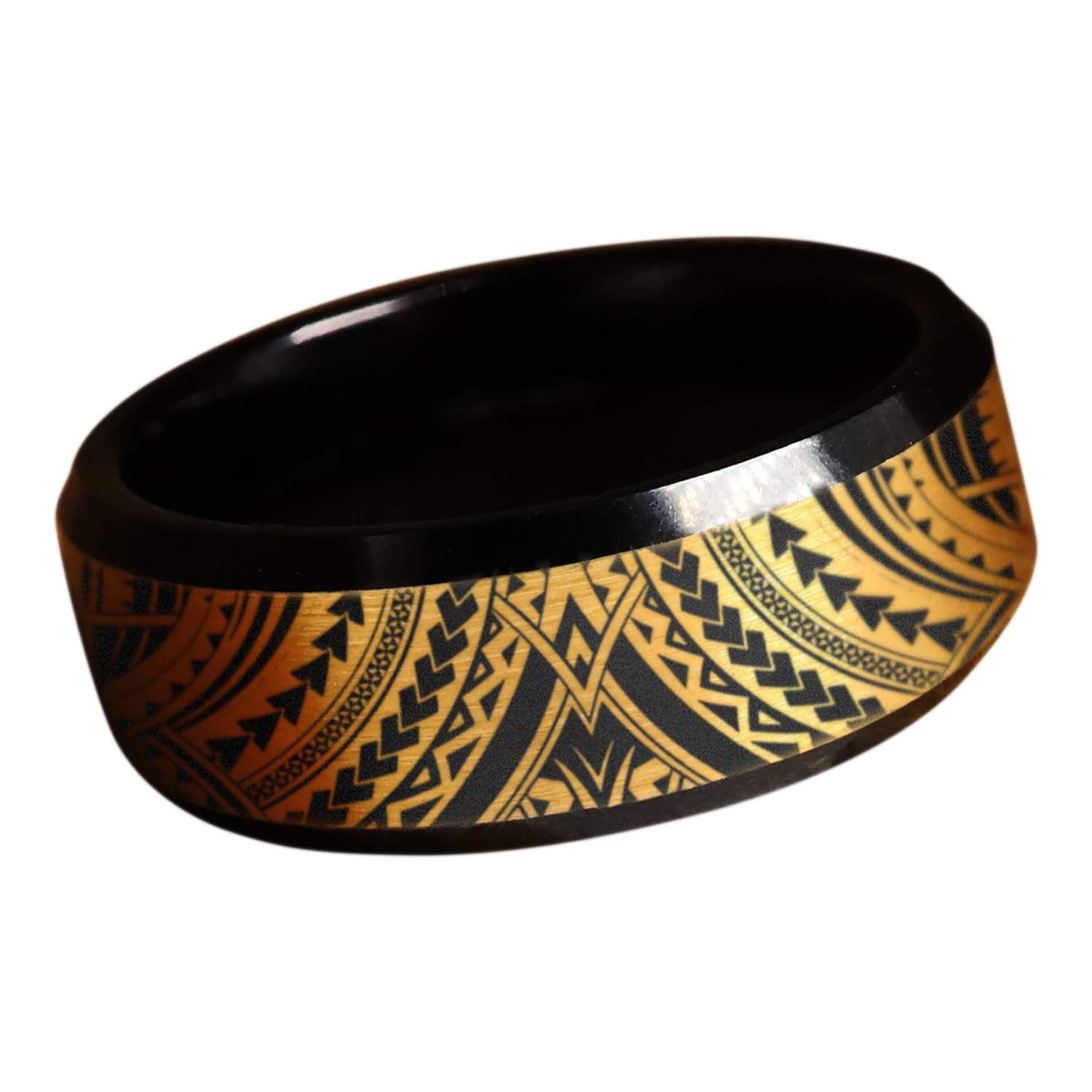 Unique Hawaiian Wedding Ring Hawaii Wedding Band Tribal Polynesian ...
