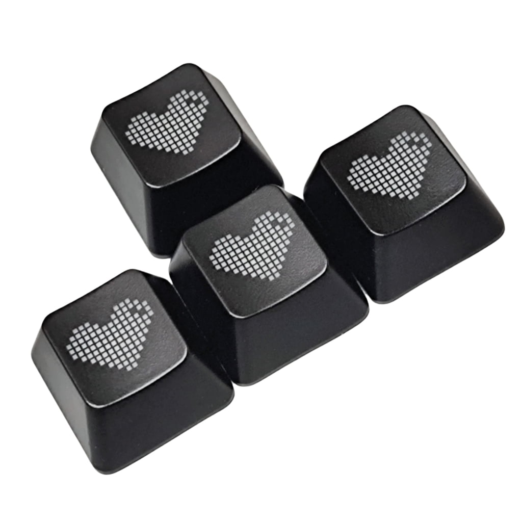 Unique Heart Designing OEMTranslucent WASD Direction Keycaps For Gamers ...