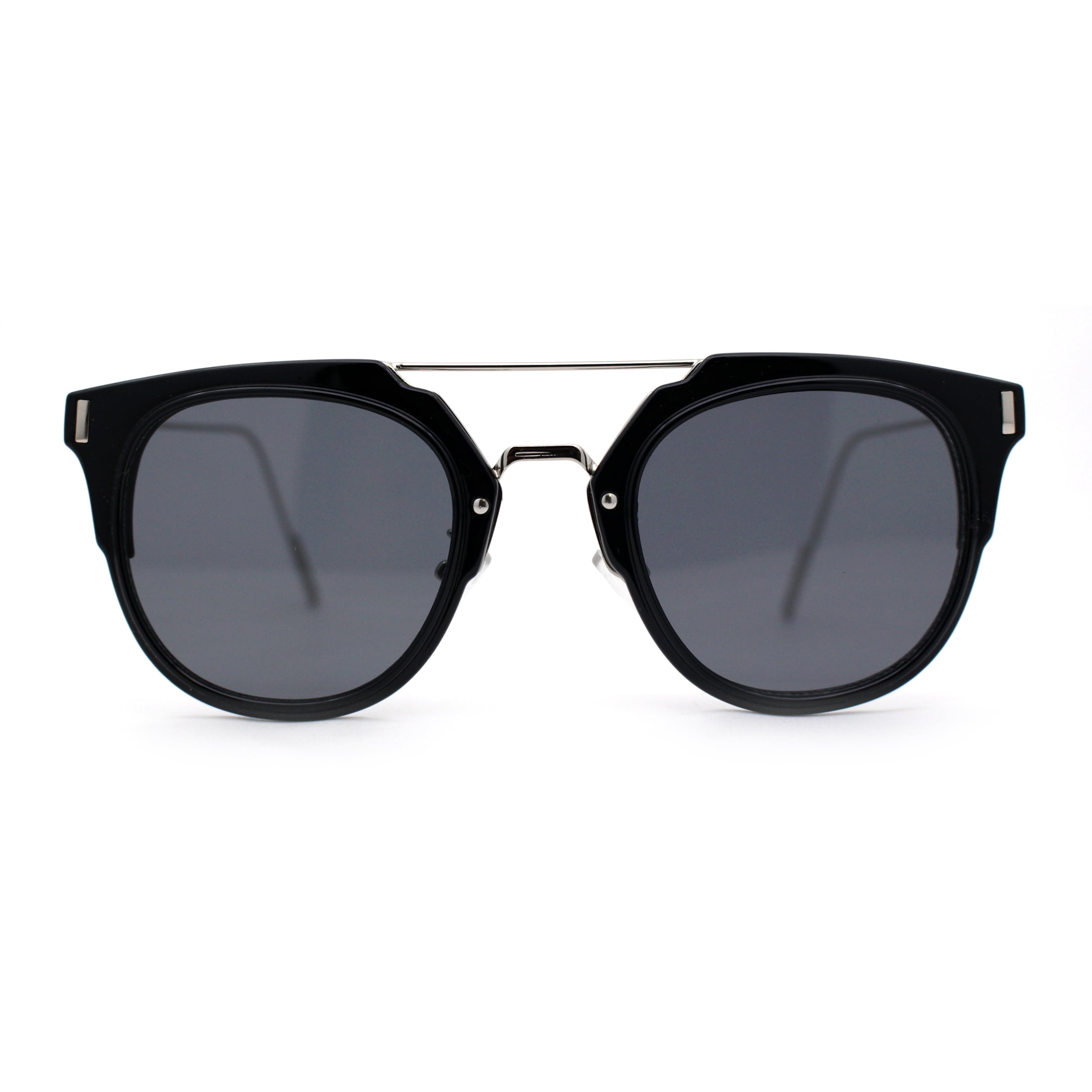 Unique Hipster Rimless Half Rim Look Double Bridge Retro Sunglasses ...