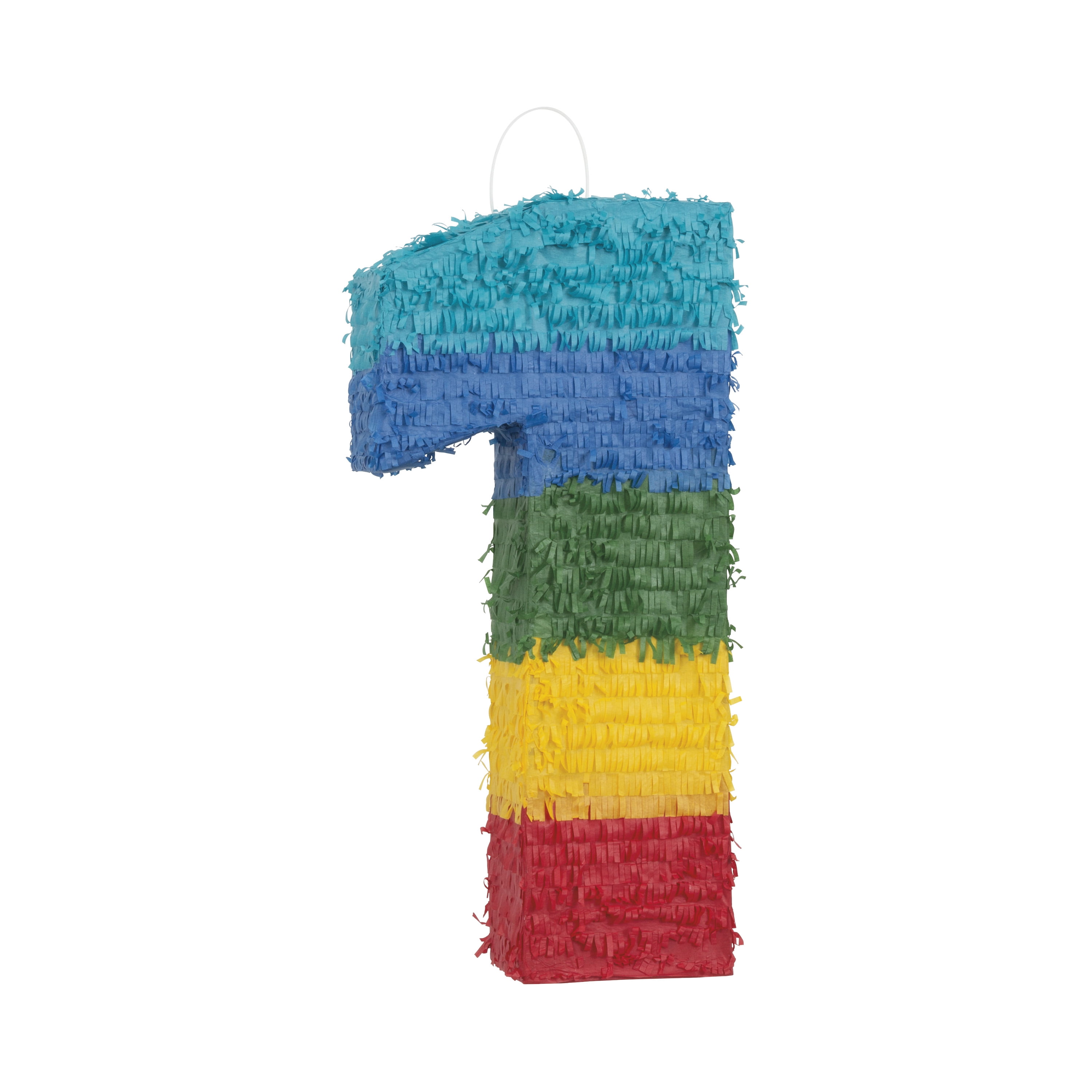 Unique Industries Assorted Colors Birthday Pinata, 10