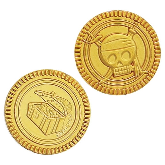 Unique Industries Gold Solid Print Pirate Treasure Coins Party Favors ...