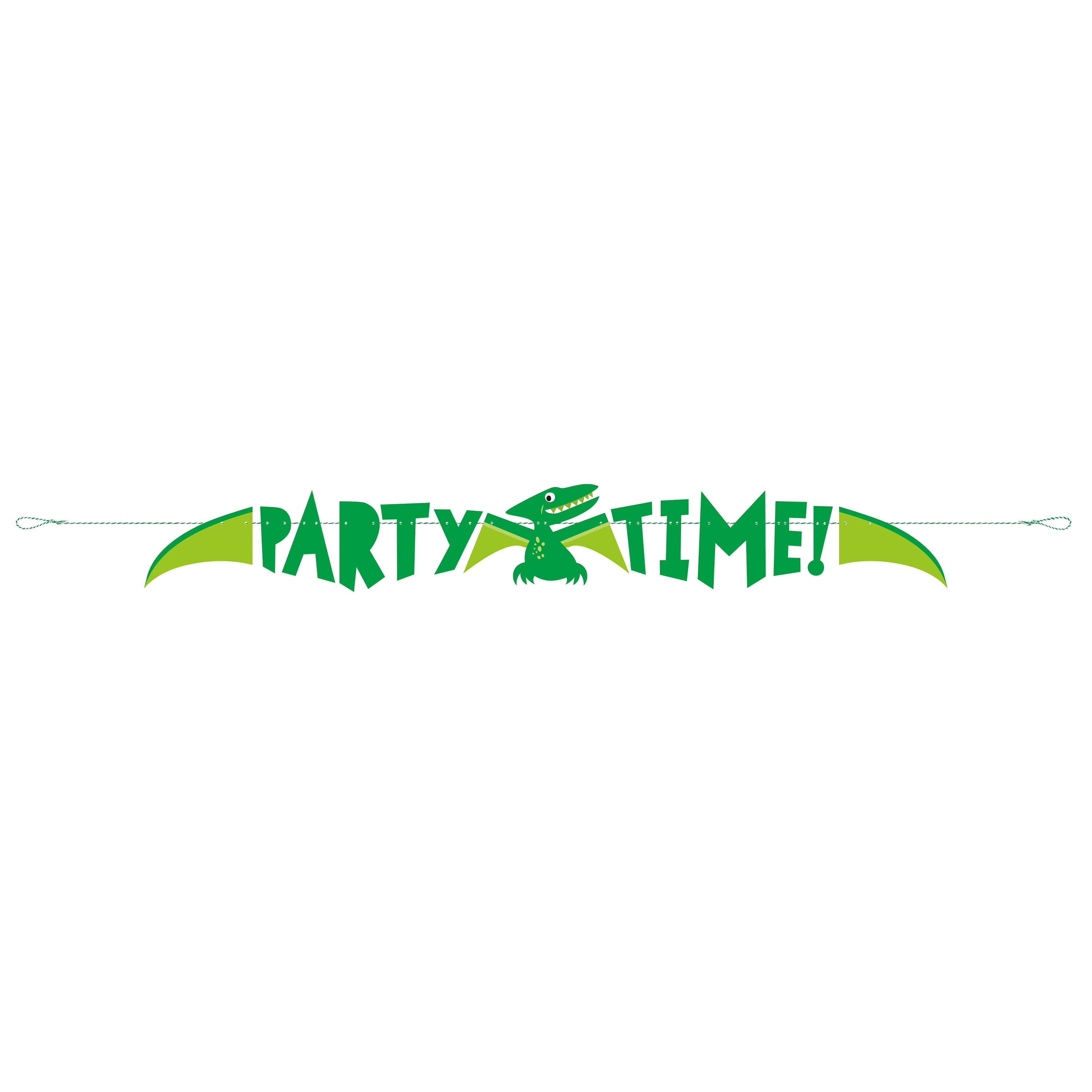 Unique Industries Green Birthday Party Banner, 4.65"x 0.02" - Walmart.com