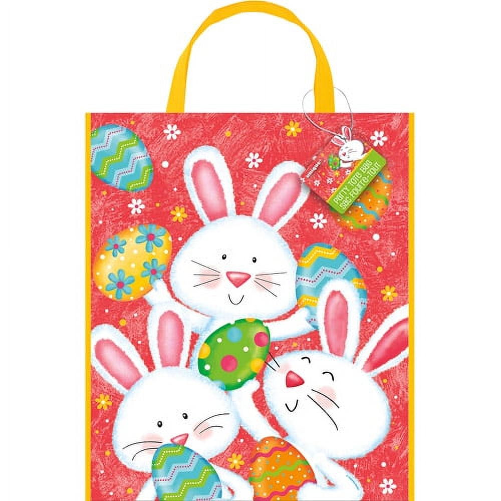 Unique Industries Multi-color Large Easter Bunny Party Bag - Walmart.com
