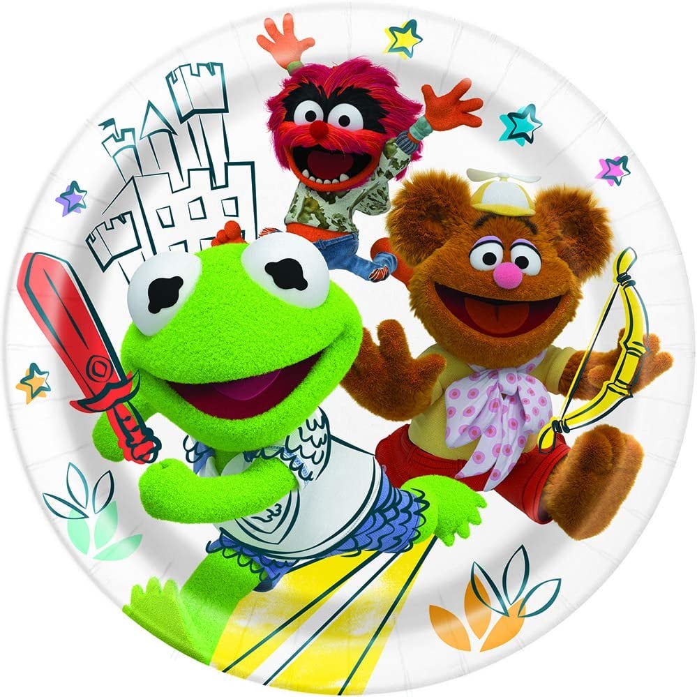 The Muppet Babies Lunch Plates (8 Pack - 9 Inches) - Walmart.com