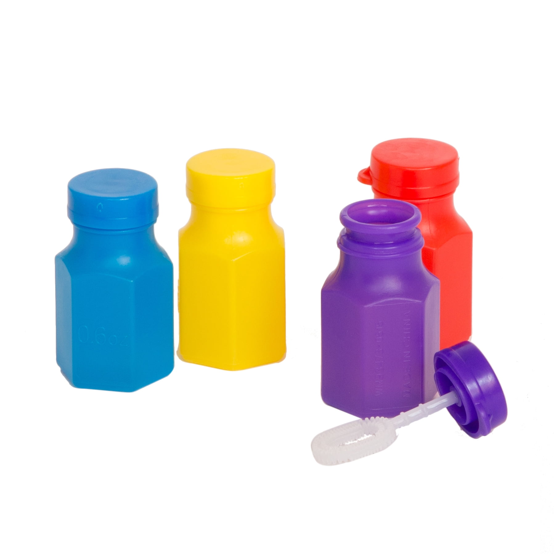 Unique Industries Plastic Bubbles Party Favors, Assorted, 24ct ...