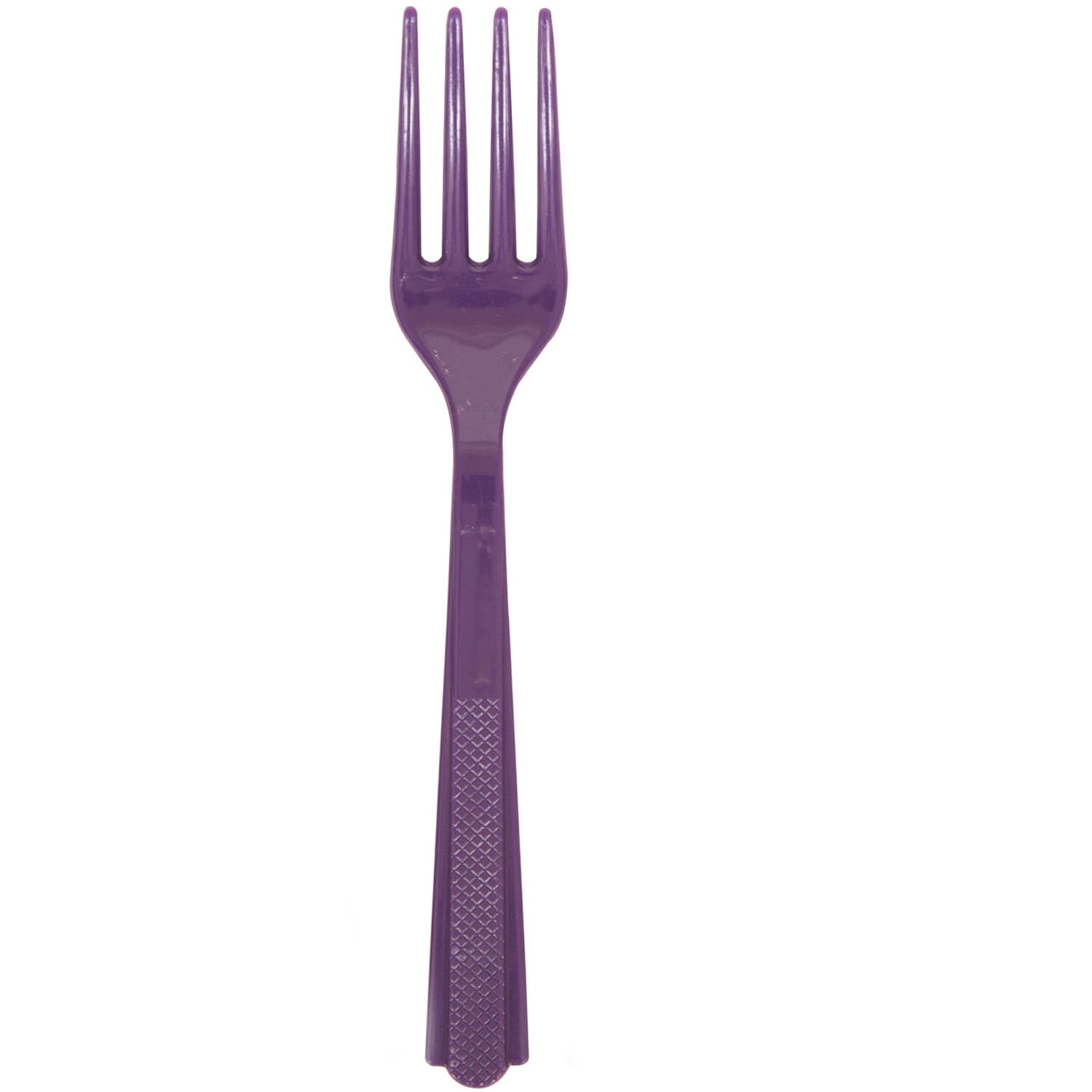 Unique Industries Plastic Forks, Dark Purple, 18ct - Walmart.com