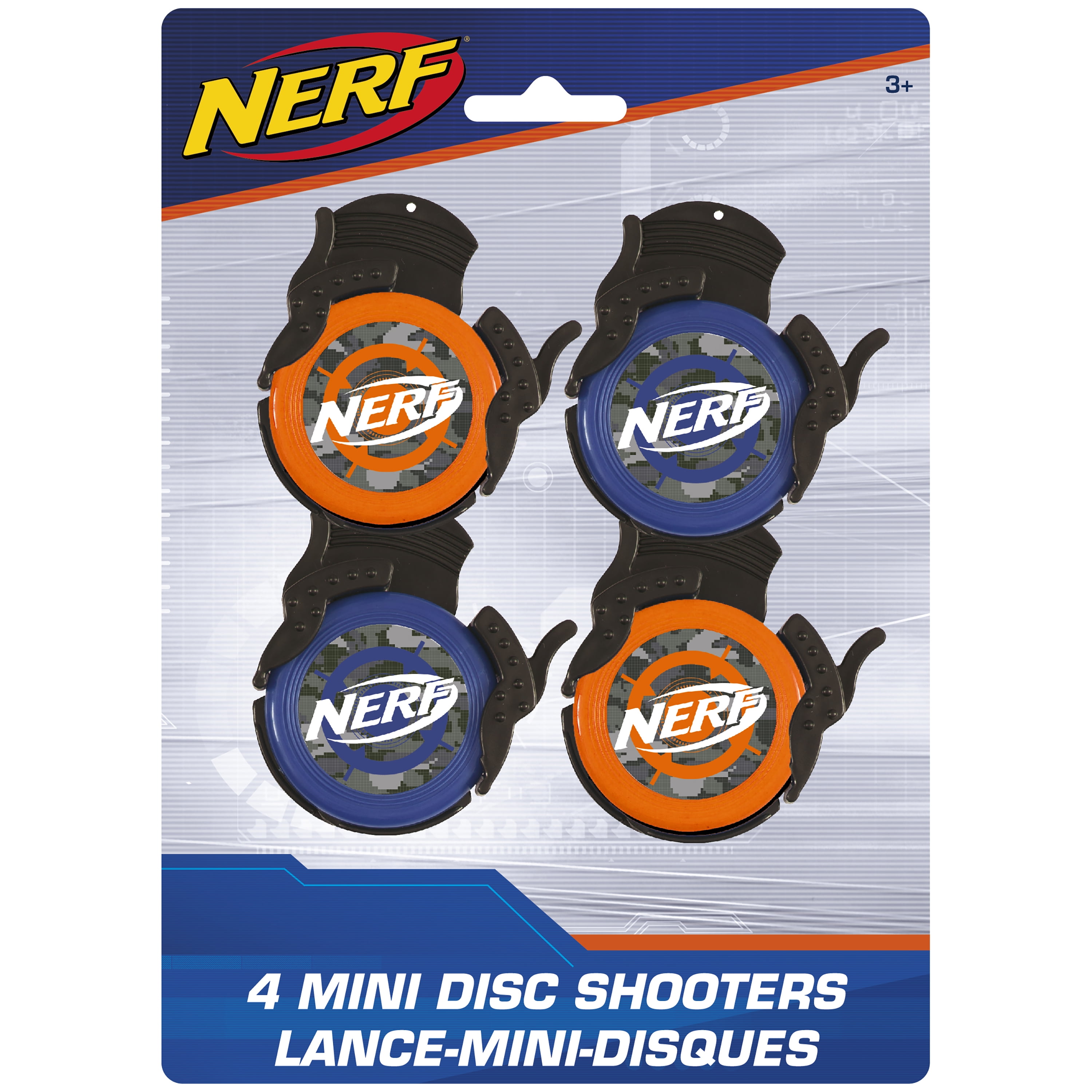 Unique Industries Plastic Mini Nerf Disc Shooters Party Favors, 4 ...