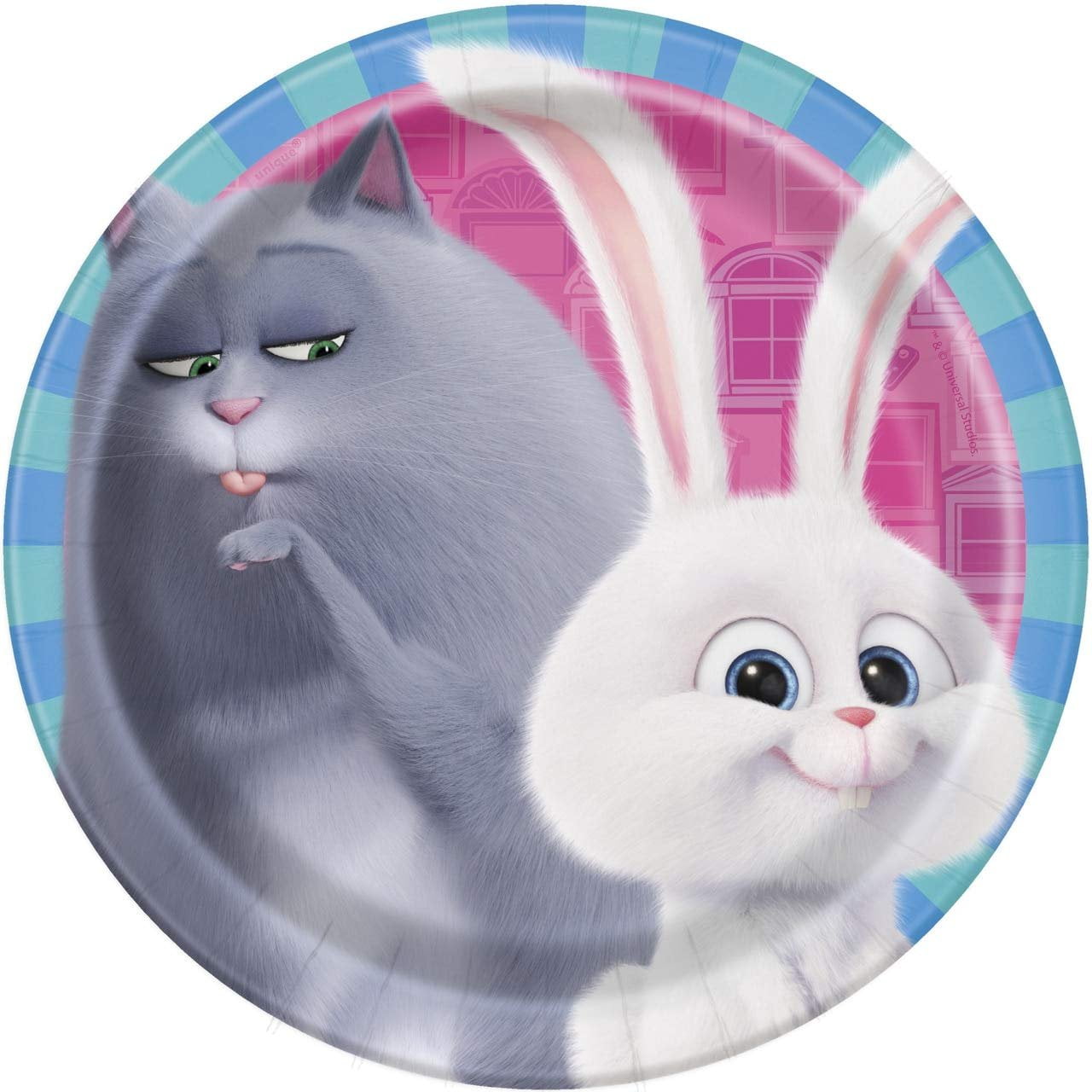 The Secret Life of Pets 2 7 Inch Dessert Plates [8 per Pack] - Walmart.com