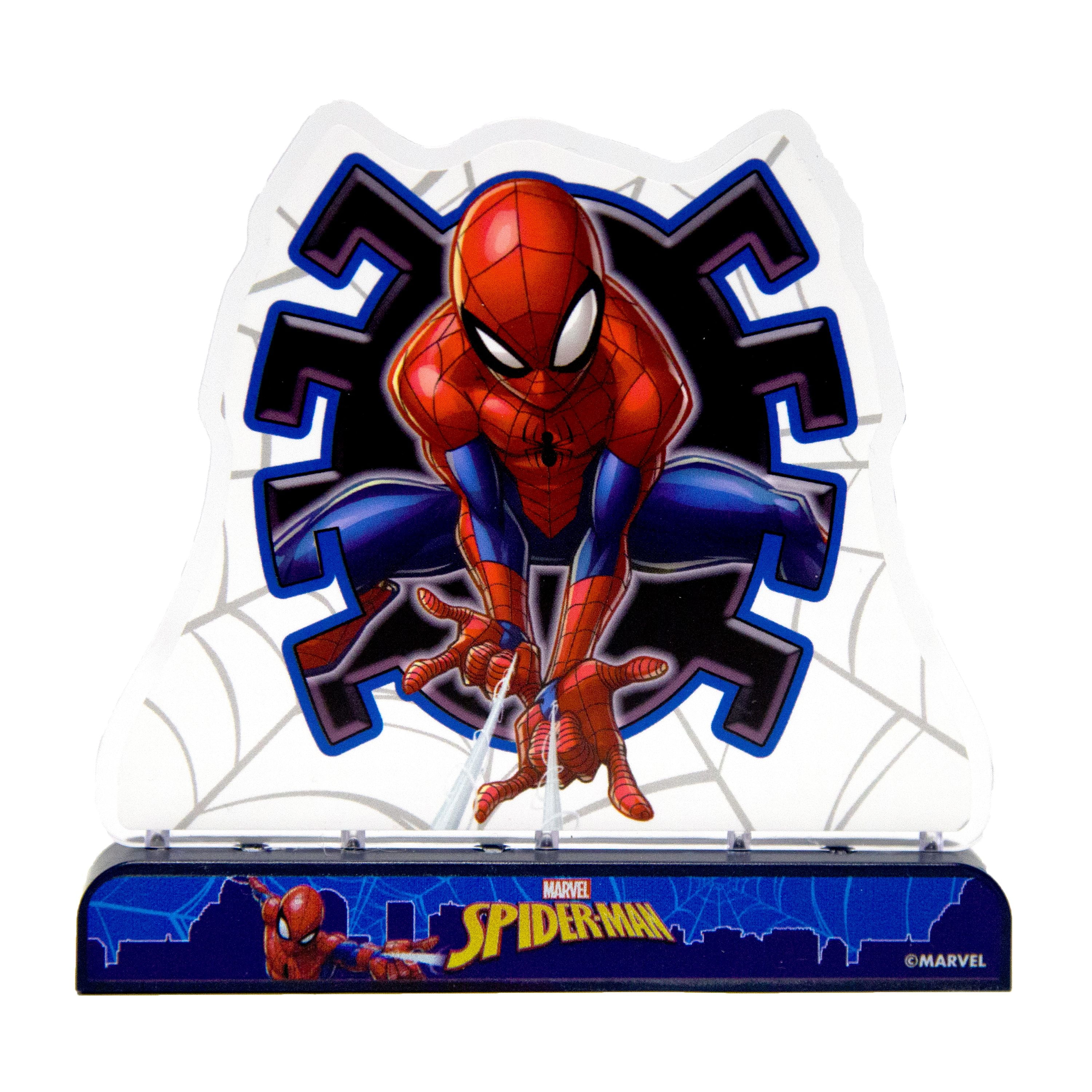 Unique Industries Marvel Spiderman LED Light Up Decoration, 1 Count ...