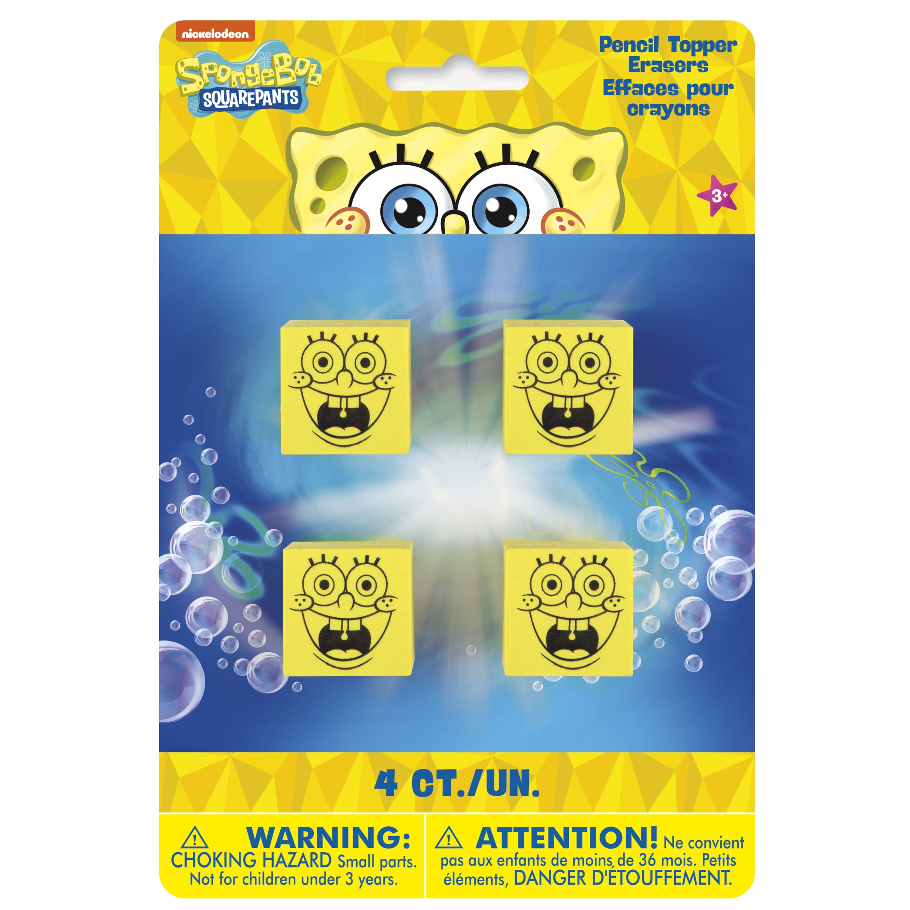 Unique Industries SpongeBob Assorted colors Birthday Party Favors, 4 ...