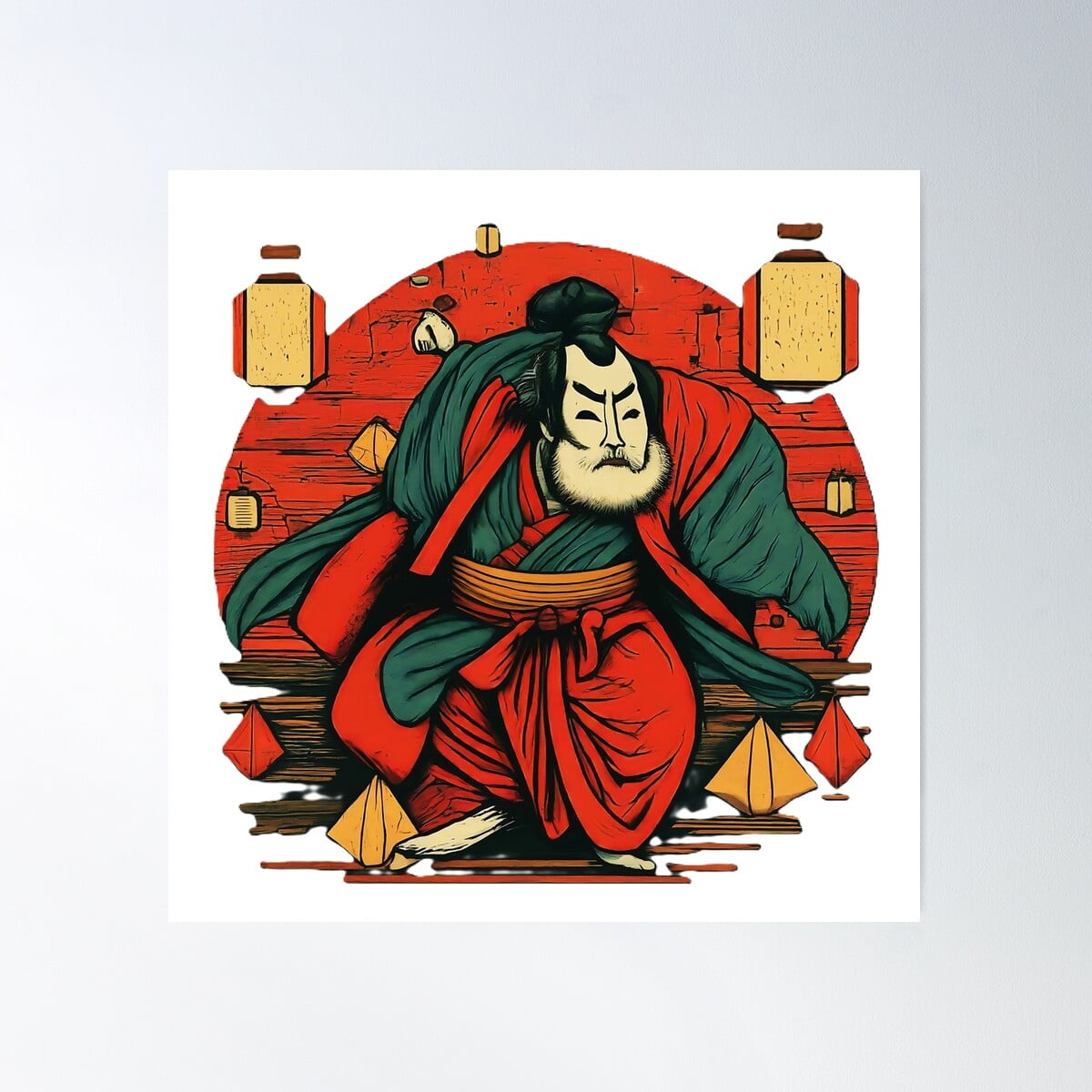 Unique Japanese Samurai Art , Japanese Warrior , Samurai Graphic ...