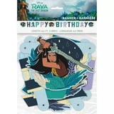 Unique Jointed Banner - 18 x 18 Plastic Raya and the Last Dragon 1 Pc ...