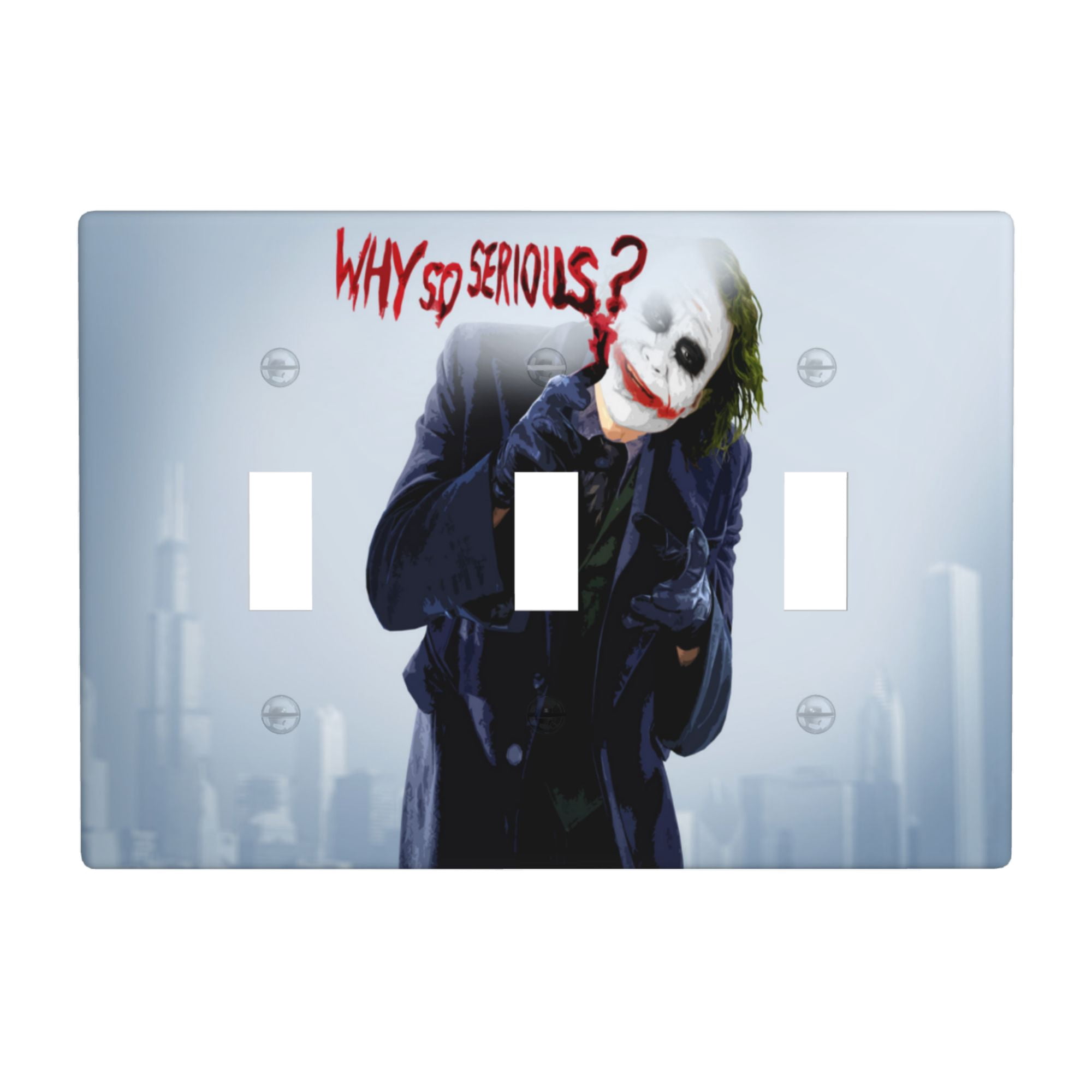 Unique Joker Cartoon - Themed Triple Toggle Switch Decorative Panel ...
