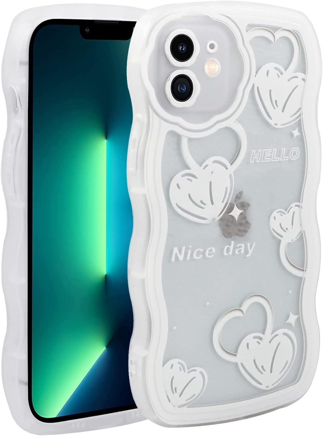 Unique Kawaii Case for iPhone 12, Case Cute Cartoon Love for Girls Kids ...