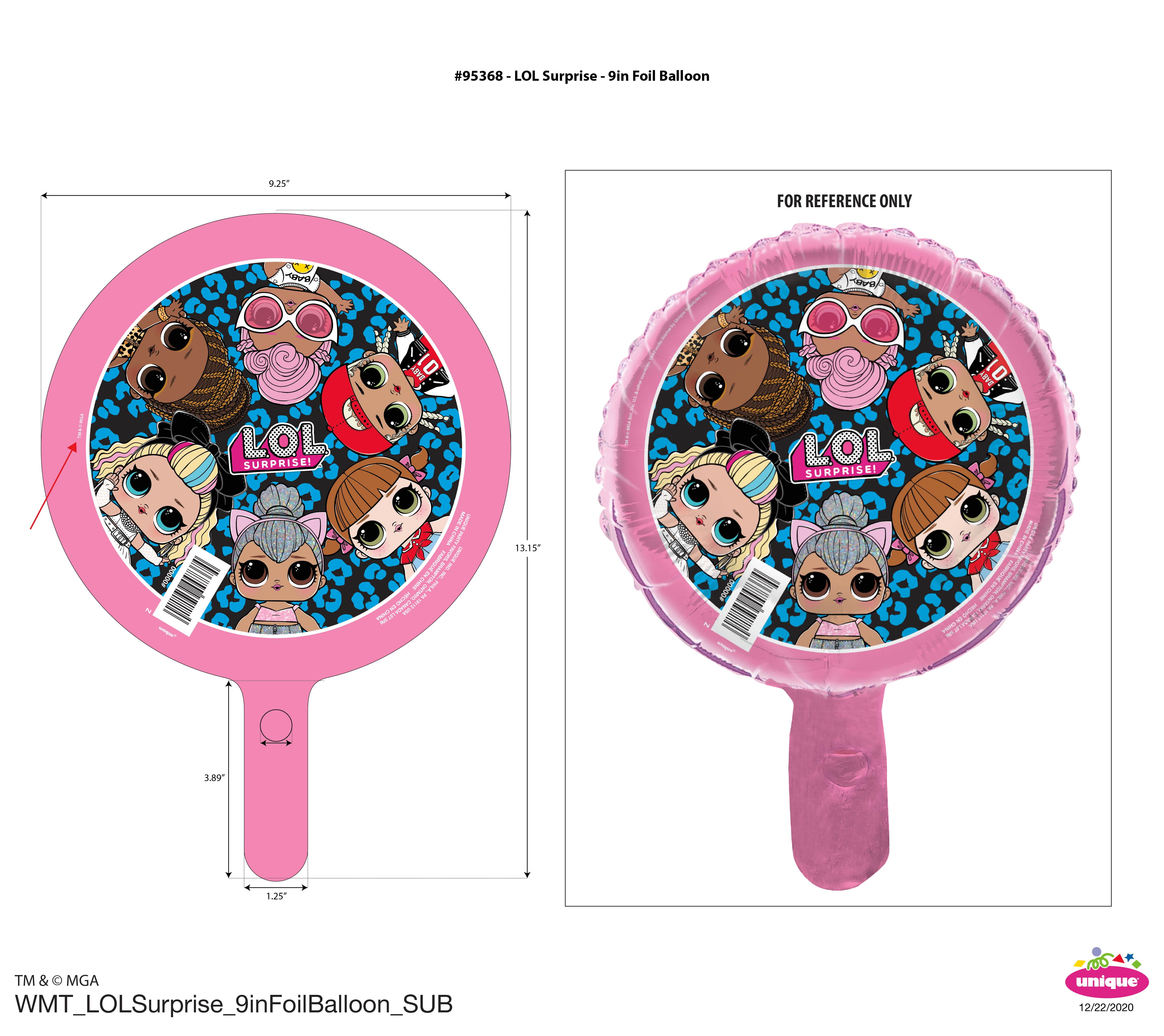 Unique LOL Surprise Balloons, Foil Multicolor - Walmart.com