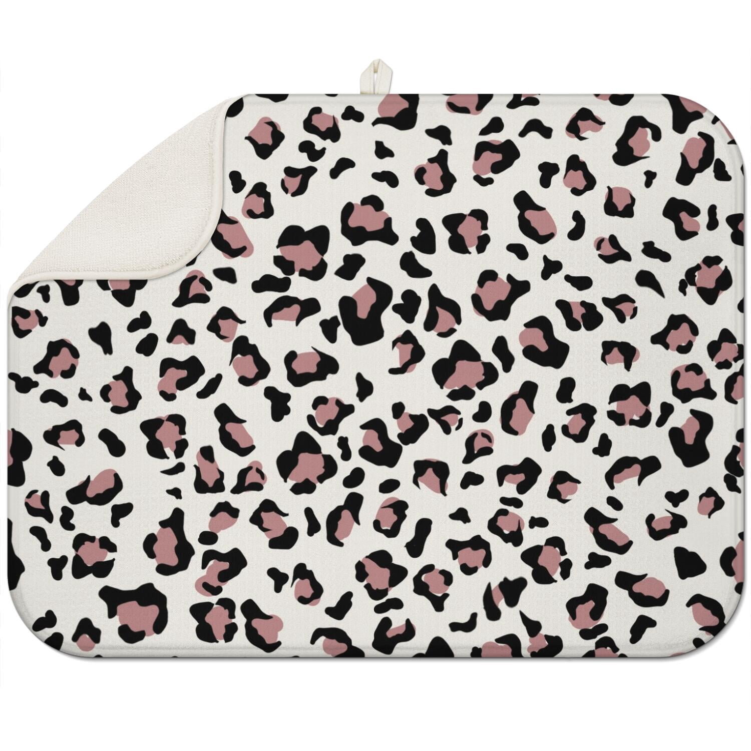 Unique Leopard Print Dish Drying Mat – Creative Animal Pattern Design ...