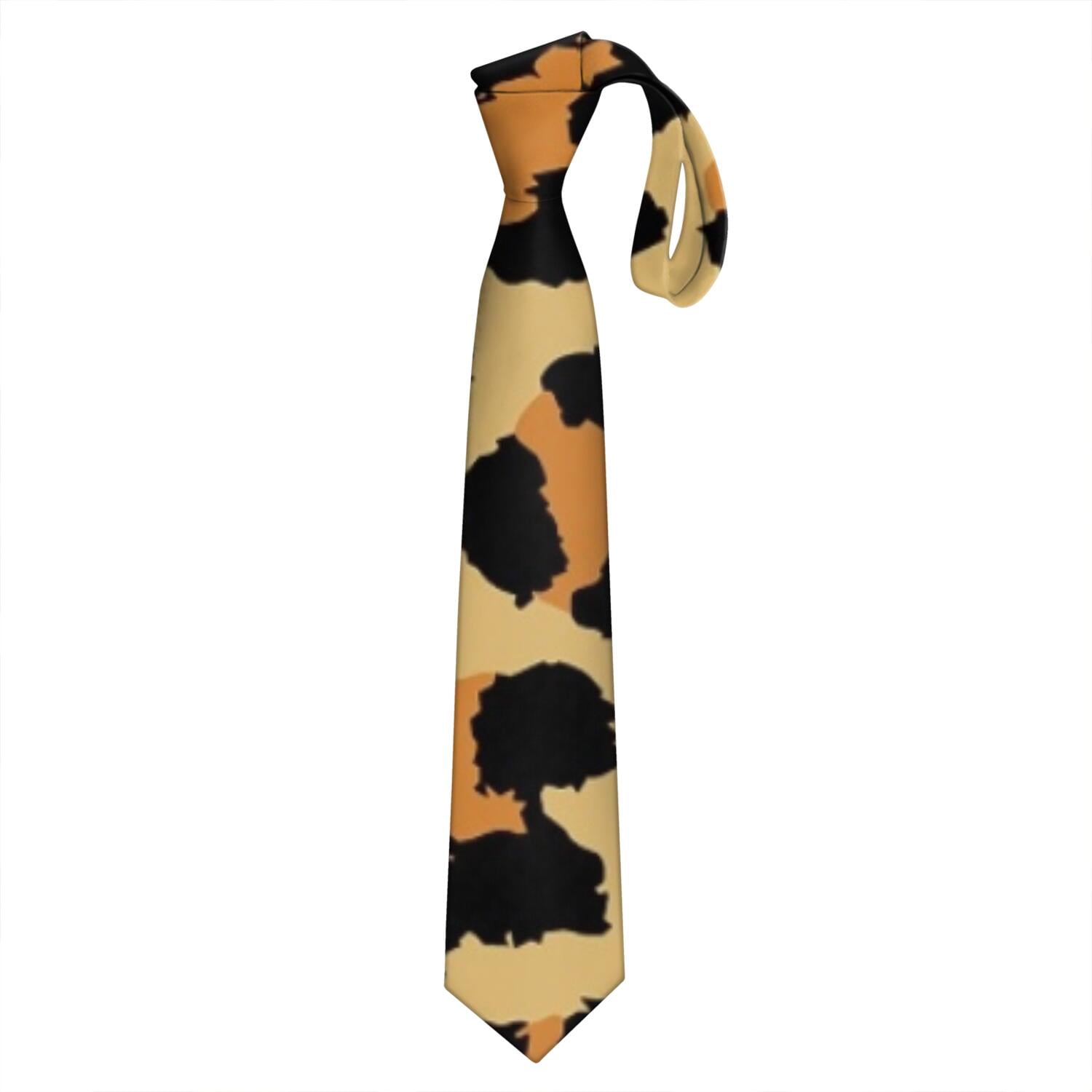 Unique Leopard Print Tie – Artistic Animal Spots, Slim Fit for ...