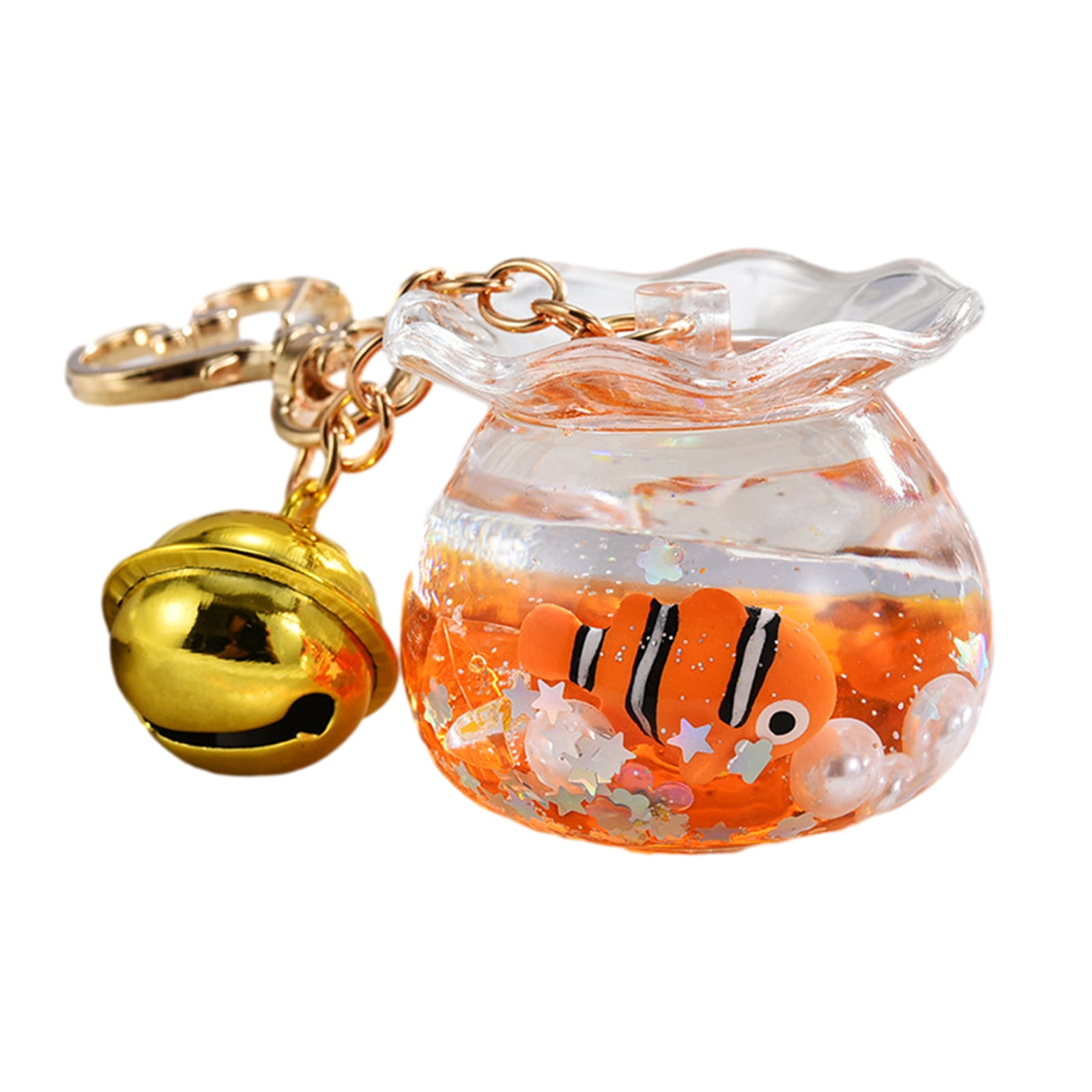 Unique Liquid Key Chain Fun Cup Simulation Key Rings Decoration Stylish ...
