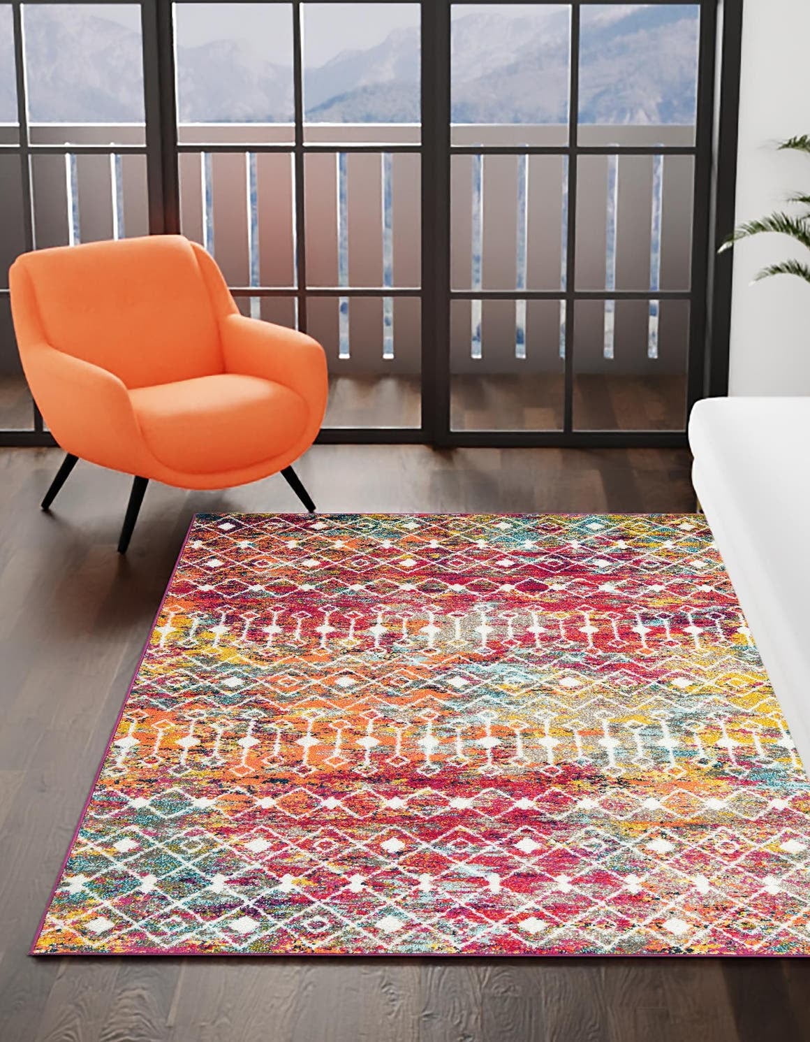 Unique Loom Tribal Trellis Collection Area Rug - Alaoui (10' 8" x 14 ...