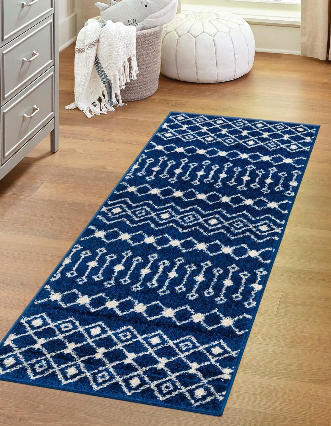 Unique Loom Tribal Trellis Collection Area Rug - Alaoui (2' x 8' Runner ...