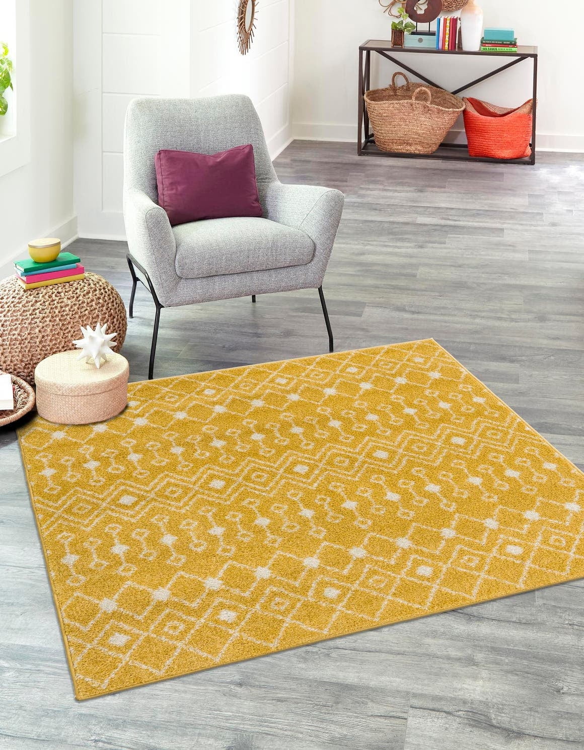 Unique Loom Tribal Trellis Collection Area Rug - Alaoui (10' Square ...