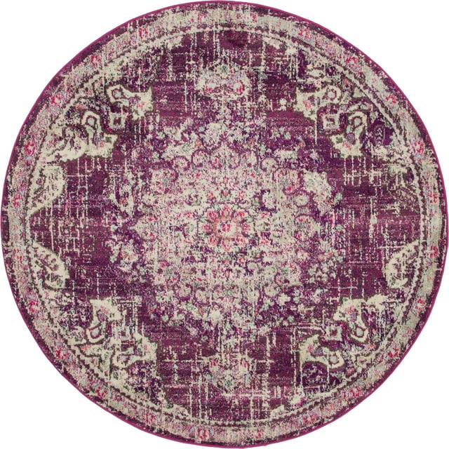 Unique Loom Alexis Penrose Contemporary Floral Area Rug or Runner ...