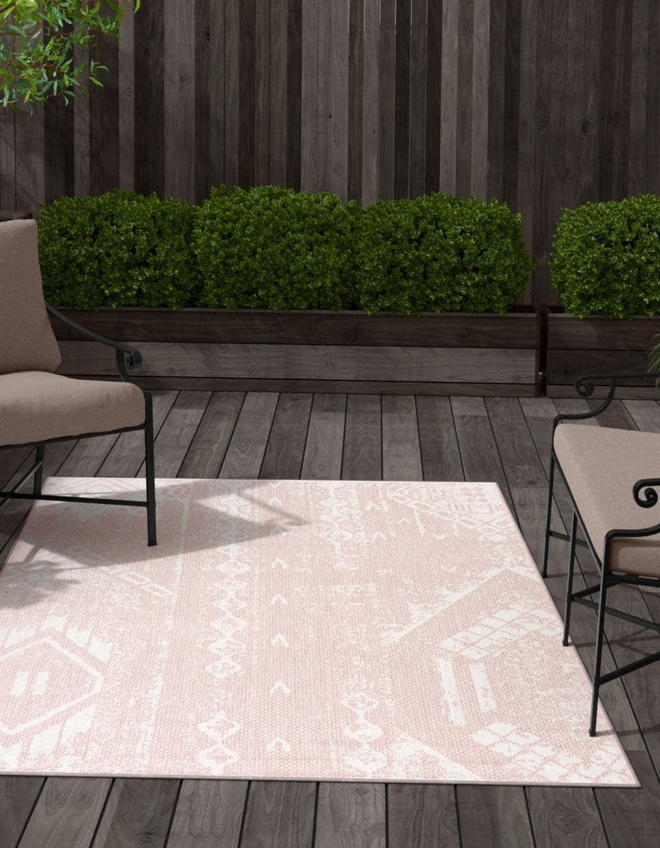 Unique Loom Outdoor Bohemian Collection Area Rug - Anthro (2' x 3' 1 ...