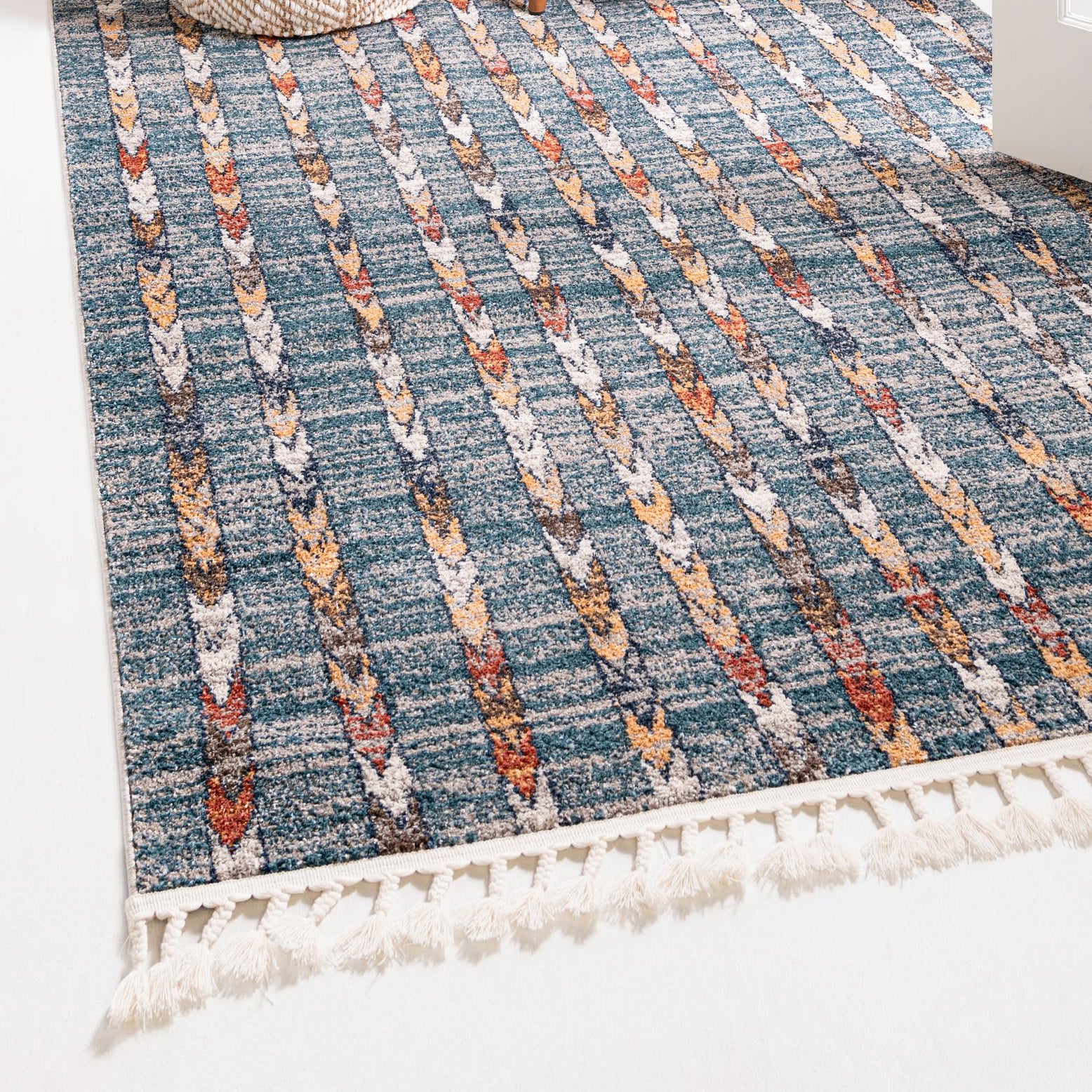 Unique Loom Aramis Collection Area Rug - Aras (6' x 9' Rectangle Blue/Beige) - Walmart.com