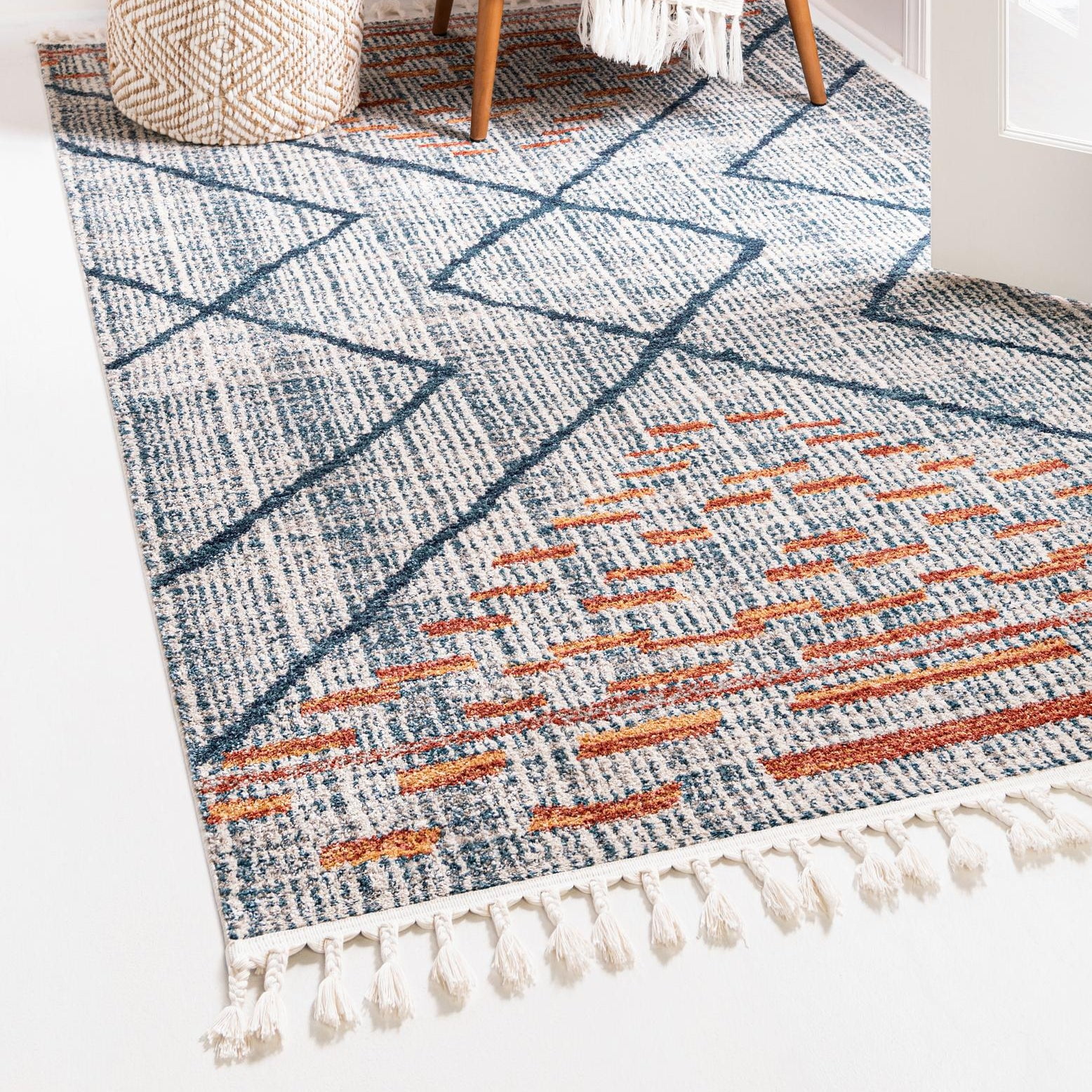 Unique Loom Aramis Collection Area Rug - Kavi (5' 3" x 8' Rectangle ...
