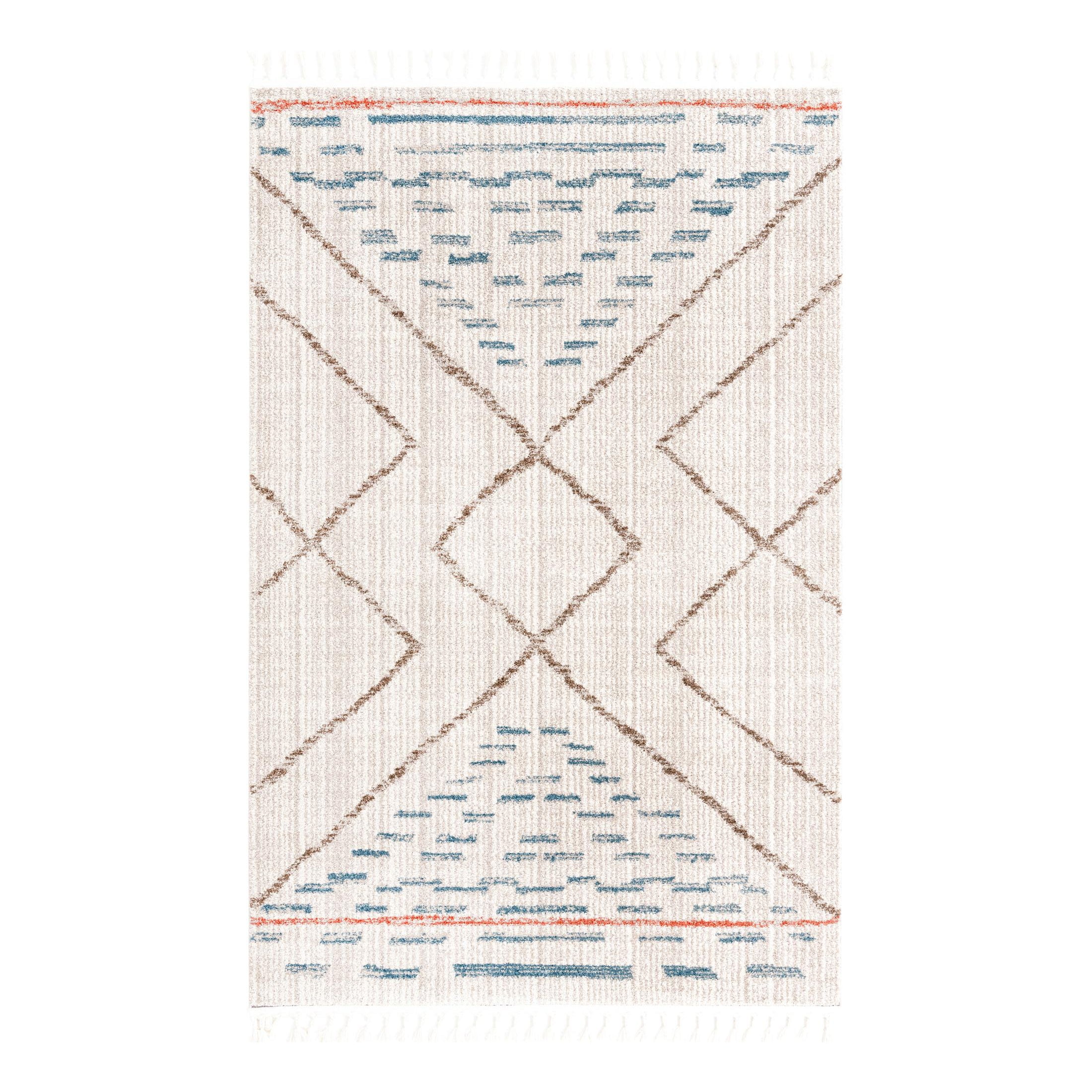 Unique Loom Aramis Collection Area Rug - Kavi (5' 3" x 8' Rectangle ...