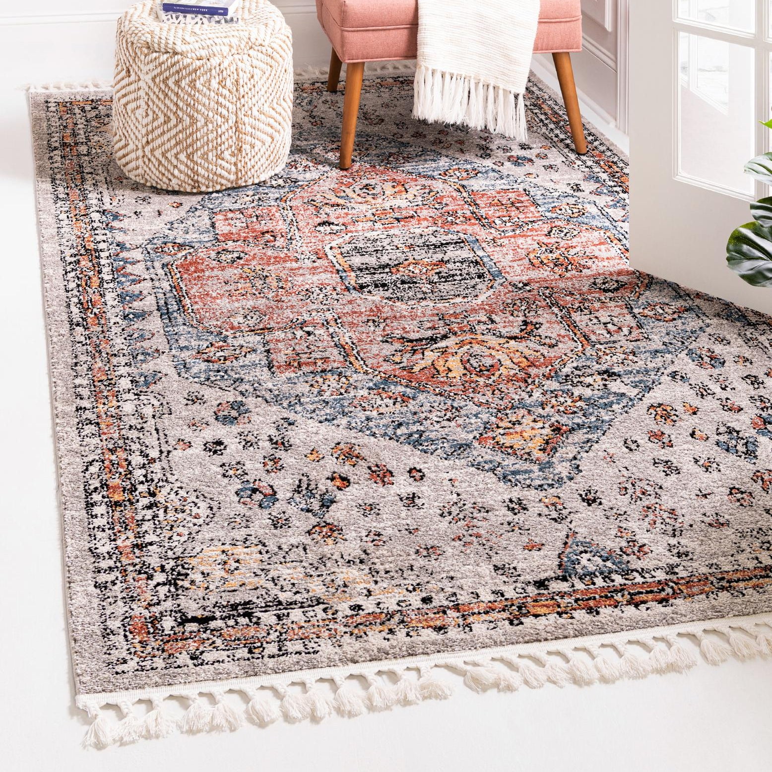 Unique Loom Aramis Collection Area Rug - Victor (5' 3" x 8' Rectangle ...