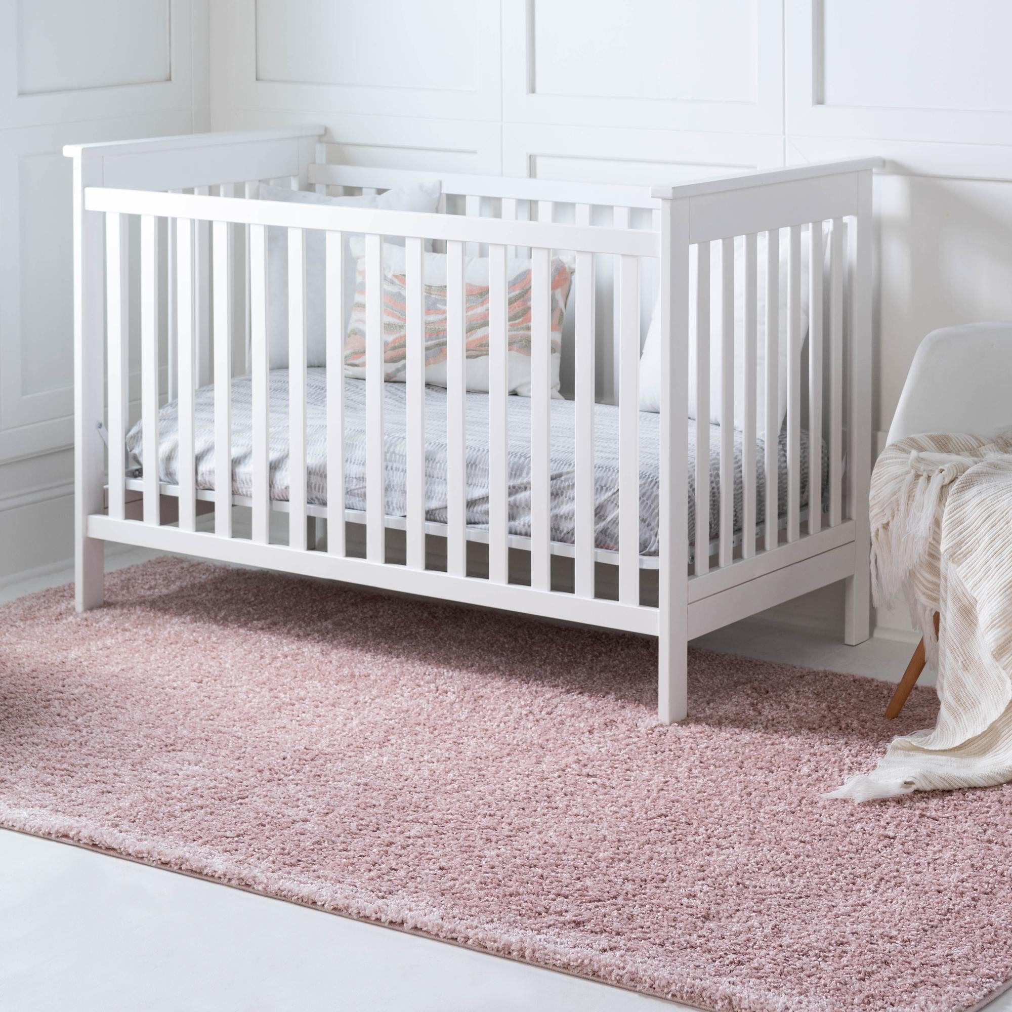 Unique Loom Soft Solid Shag Collection Area Rug - Aras (2' x 3' 1 ...