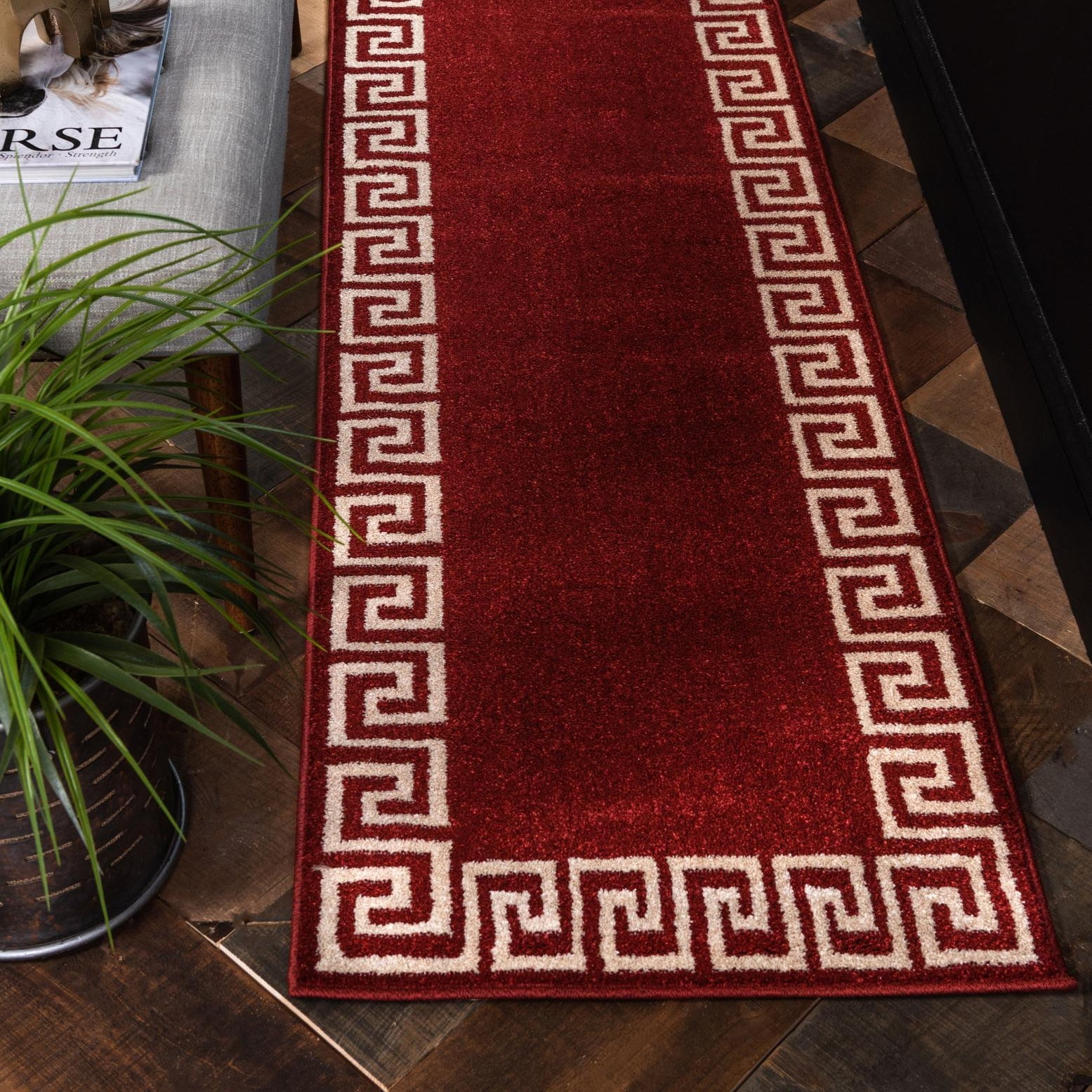 Unique Loom Athens Collection Area Rug - Modern (2' 7" x 10' Runner ...