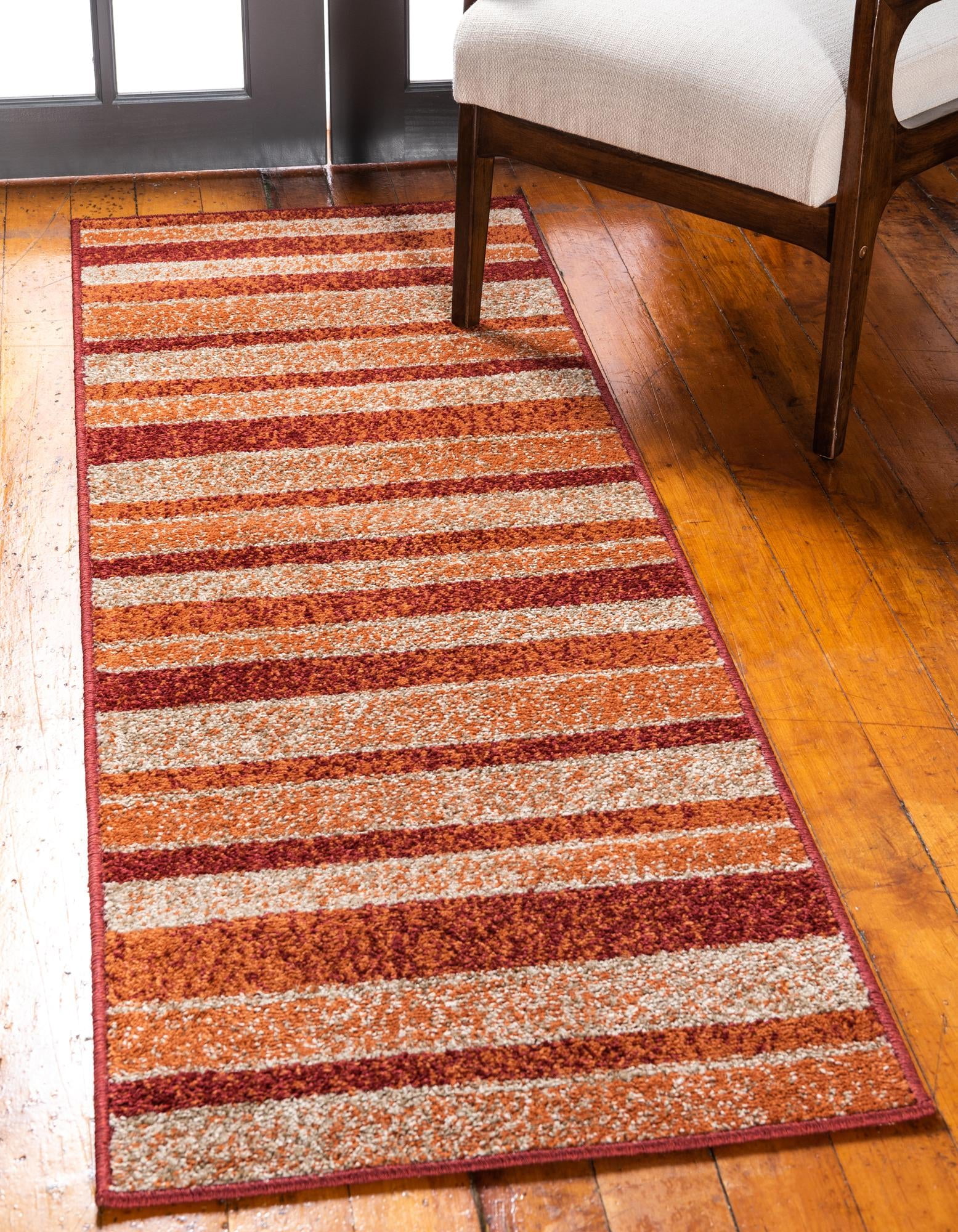 Unique Loom Autumn Collection Area Rug - Artisanal (2' x 6' 1" Runner ...
