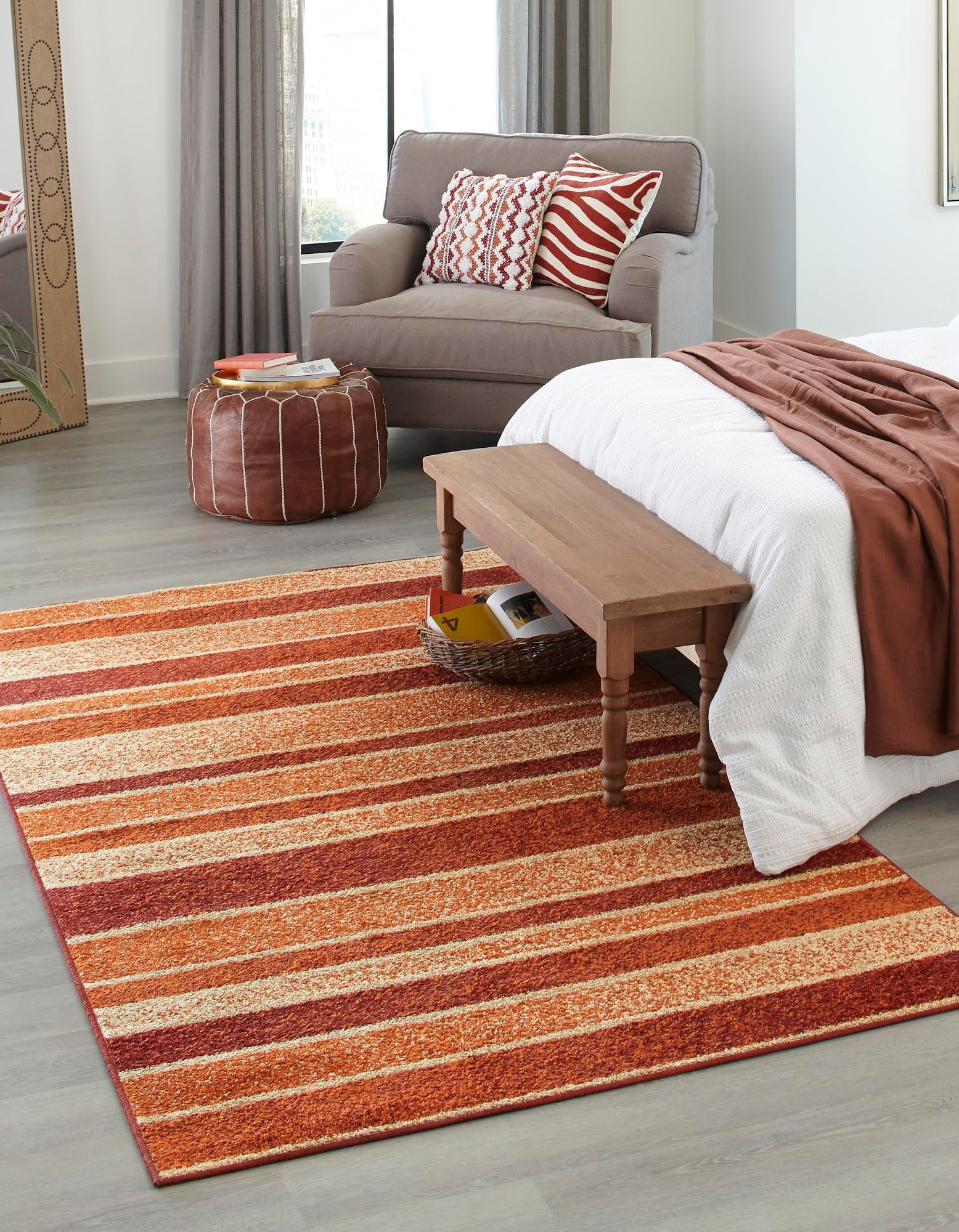 Unique Loom Autumn Collection Area Rug - Artisanal (9' x 12' 2 ...