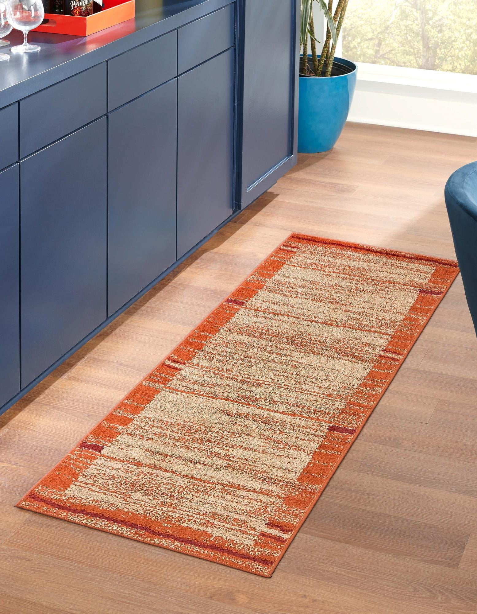 Unique Loom Autumn Collection Area Rug - Foilage (2' x 6' 1" Runner ...