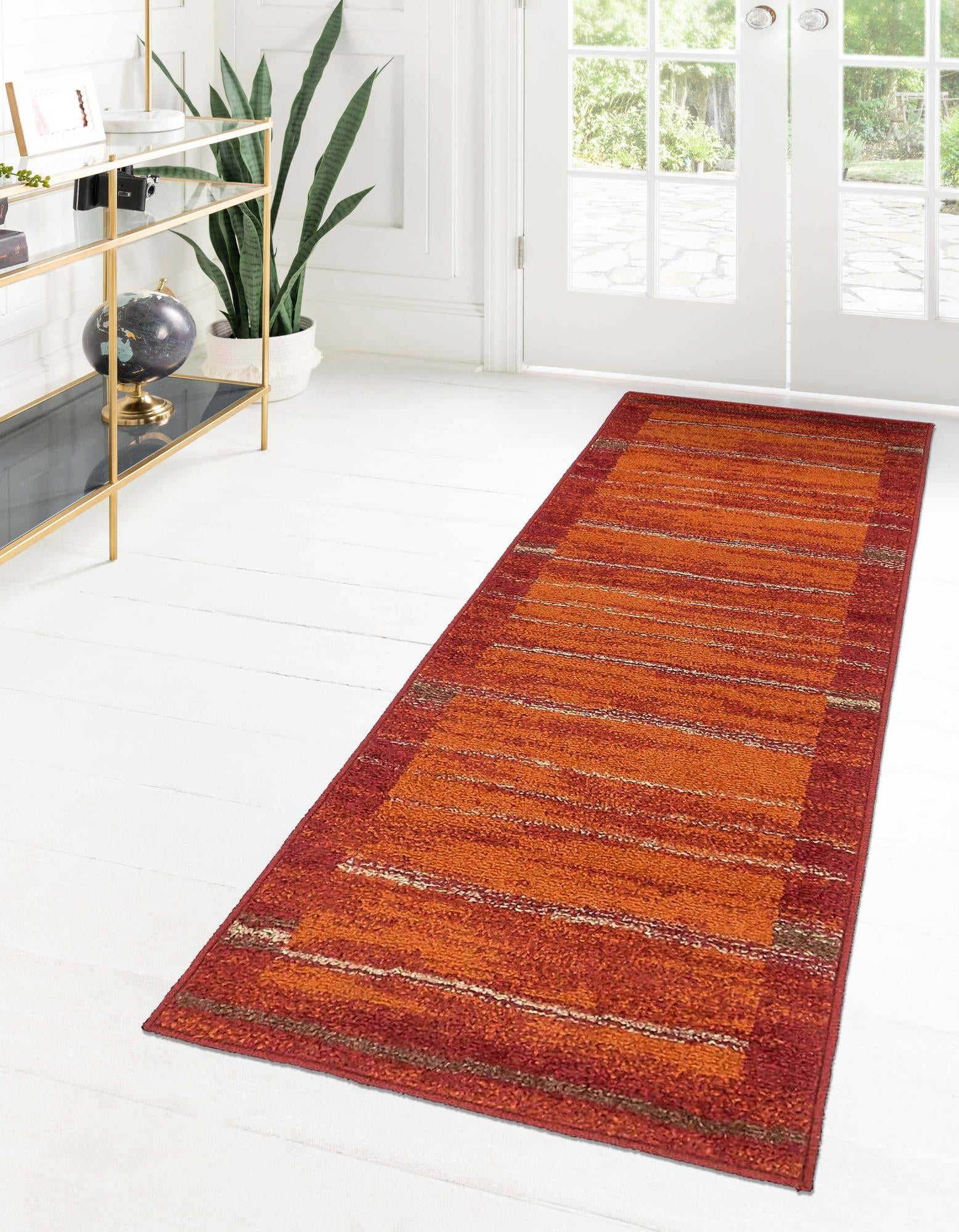 Unique Loom Autumn Collection Area Rug - Foilage (2' x 6' 1" Runner ...