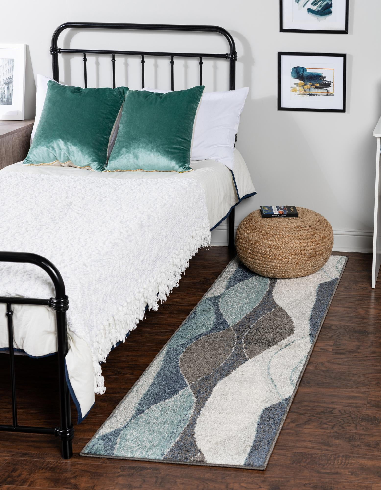 Unique Loom Autumn Collection Area Rug - Plantation (2' x 6' Runner ...