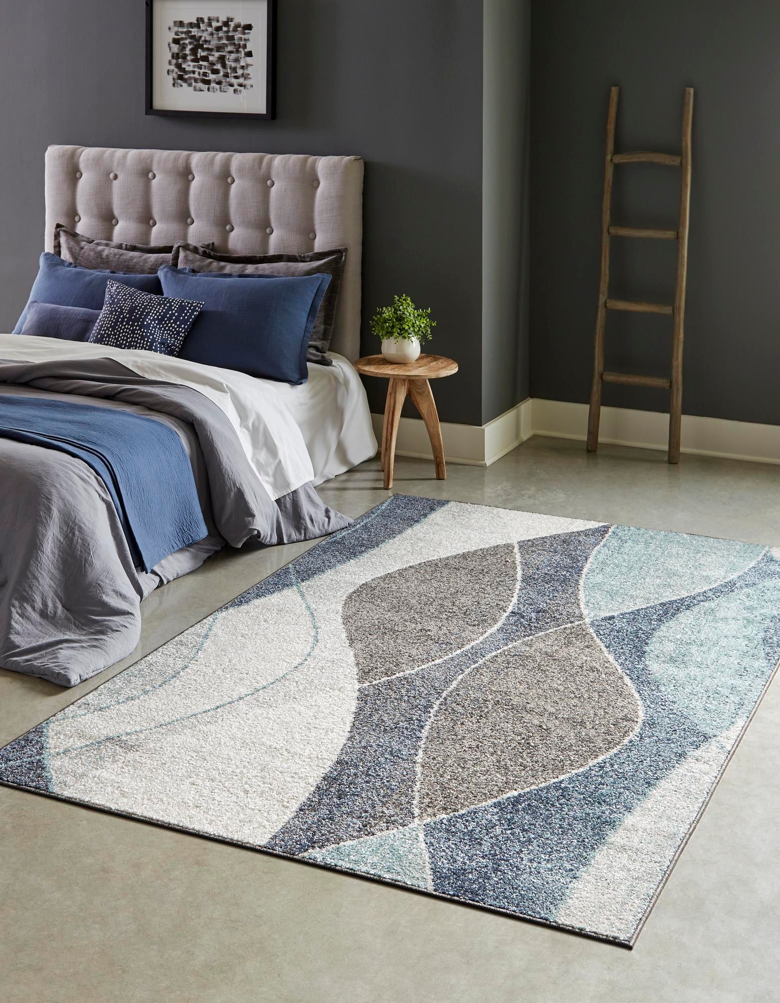 Unique Loom Autumn Collection Area Rug - Plantation (9' x 12' Rectangle ...